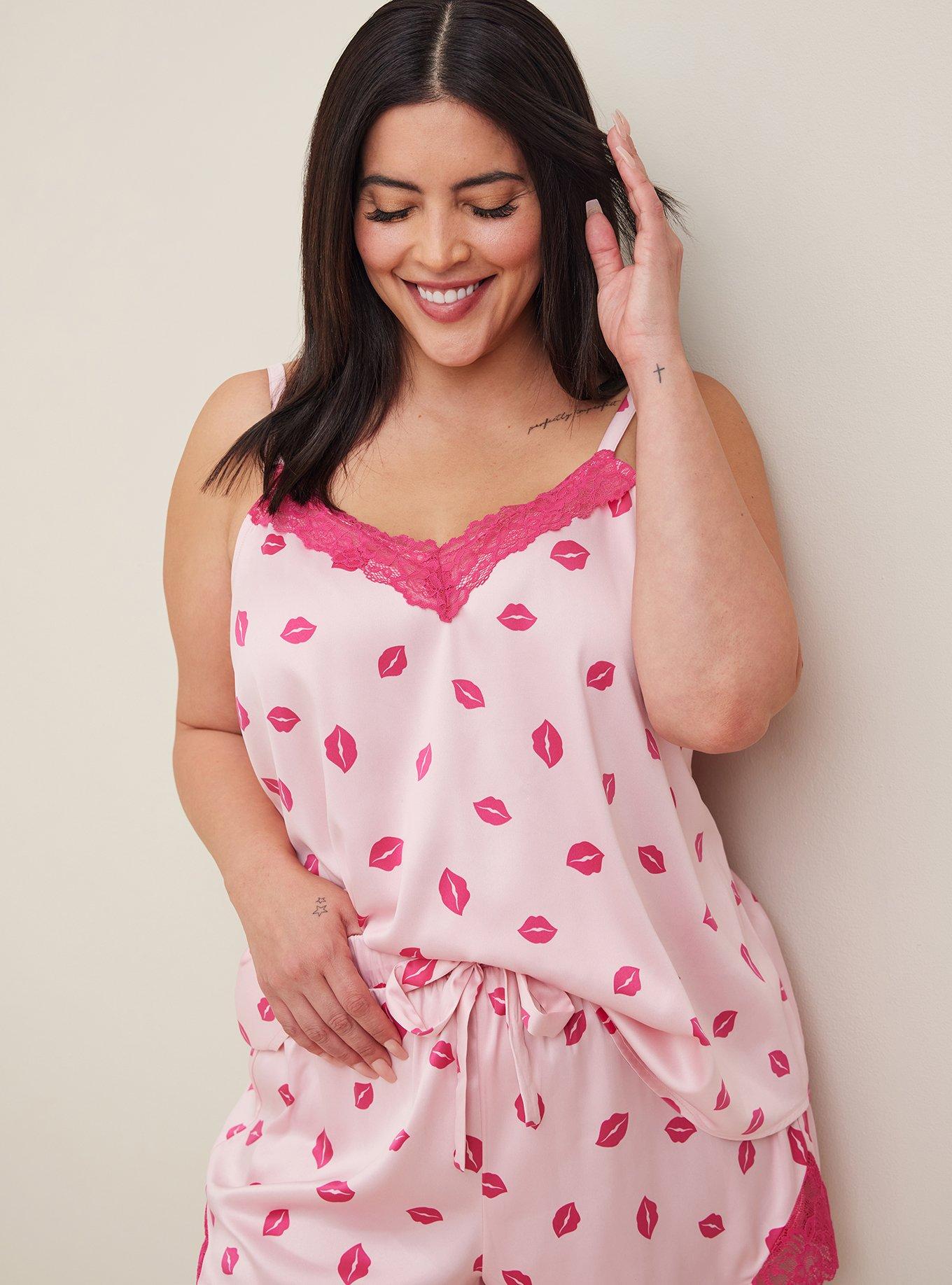Plus Size - Dream Satin Lace Trim Sleeveless Sleep Cami - Torrid