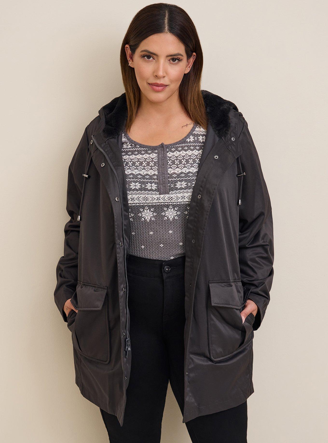 Plus Size - 3-In-1 Cinched-Back Parka - Torrid
