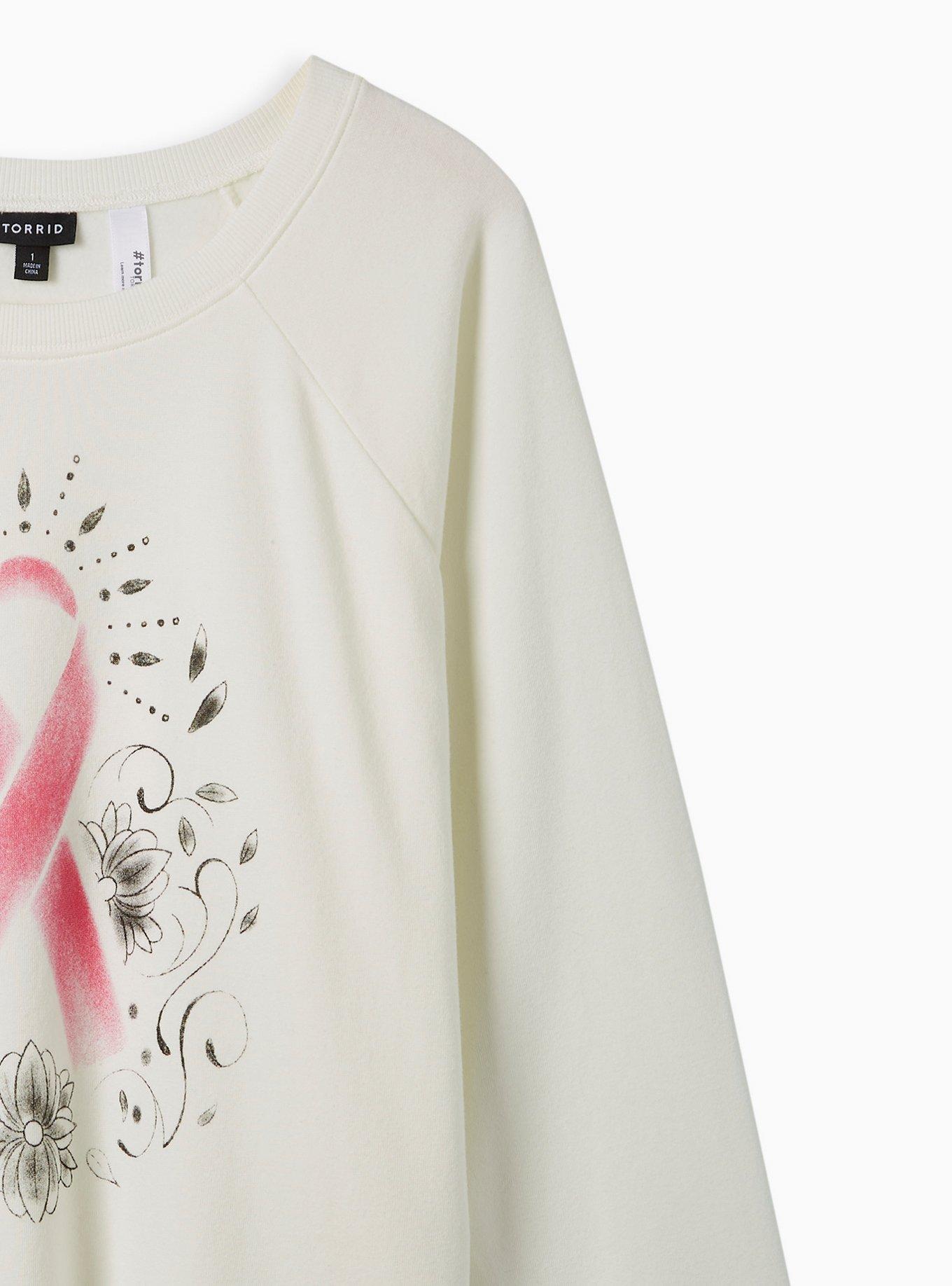 Plus Size - BCA Ribbon Cozy Fleece Crew Neck Long Sleeve Tunic ...