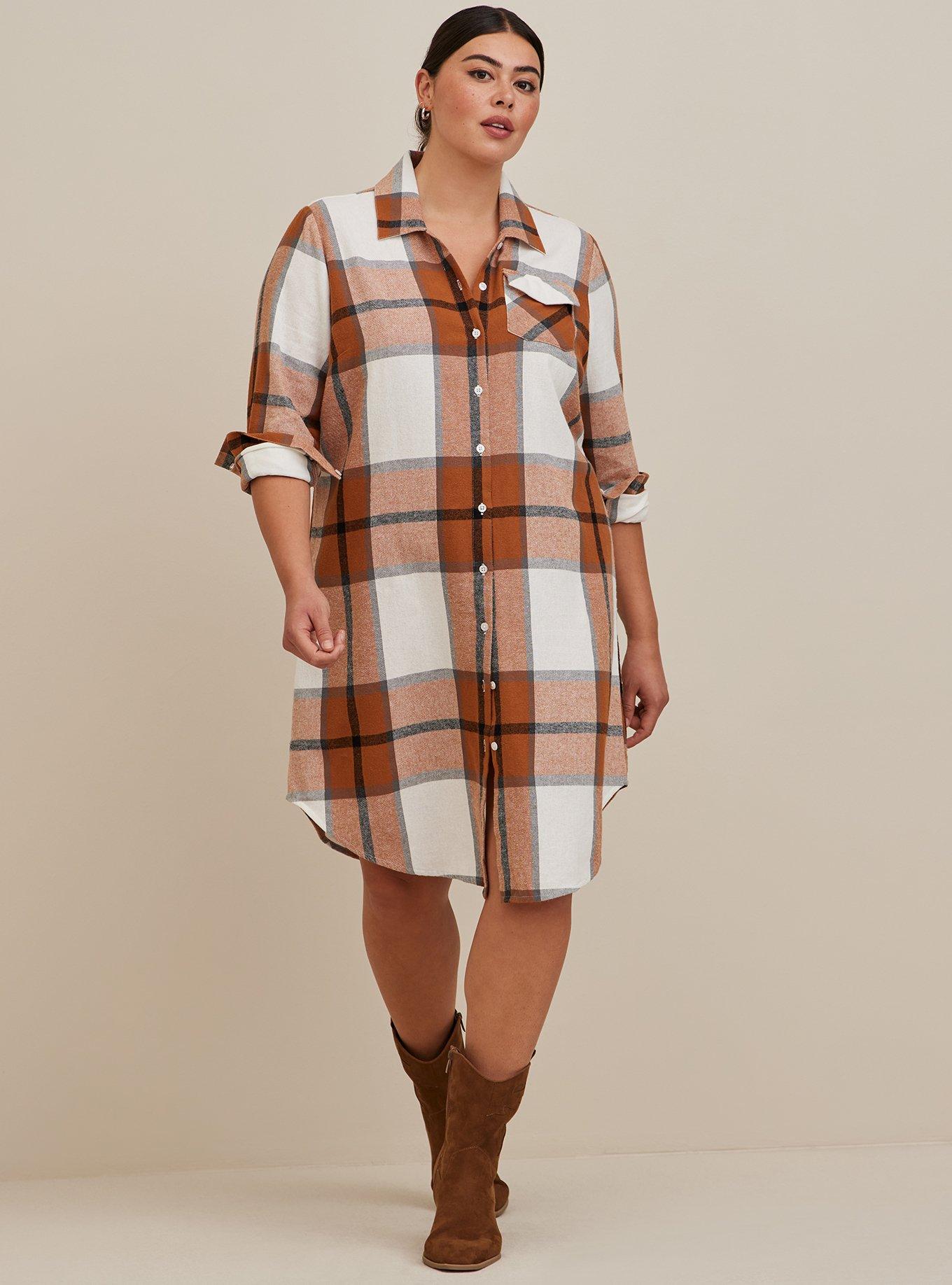 Plus Size - Cotton Long Line Shacket - Torrid