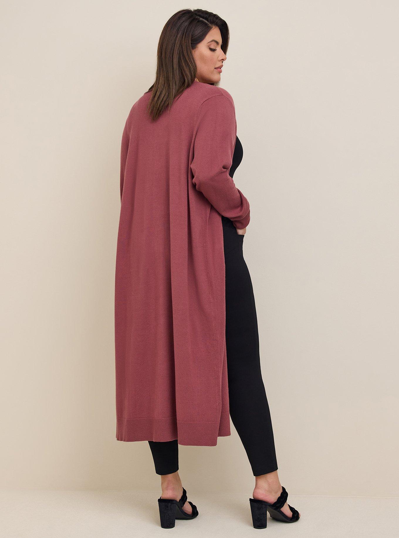 Plus Size - Everyday Soft Duster Open Front Sweater - Torrid