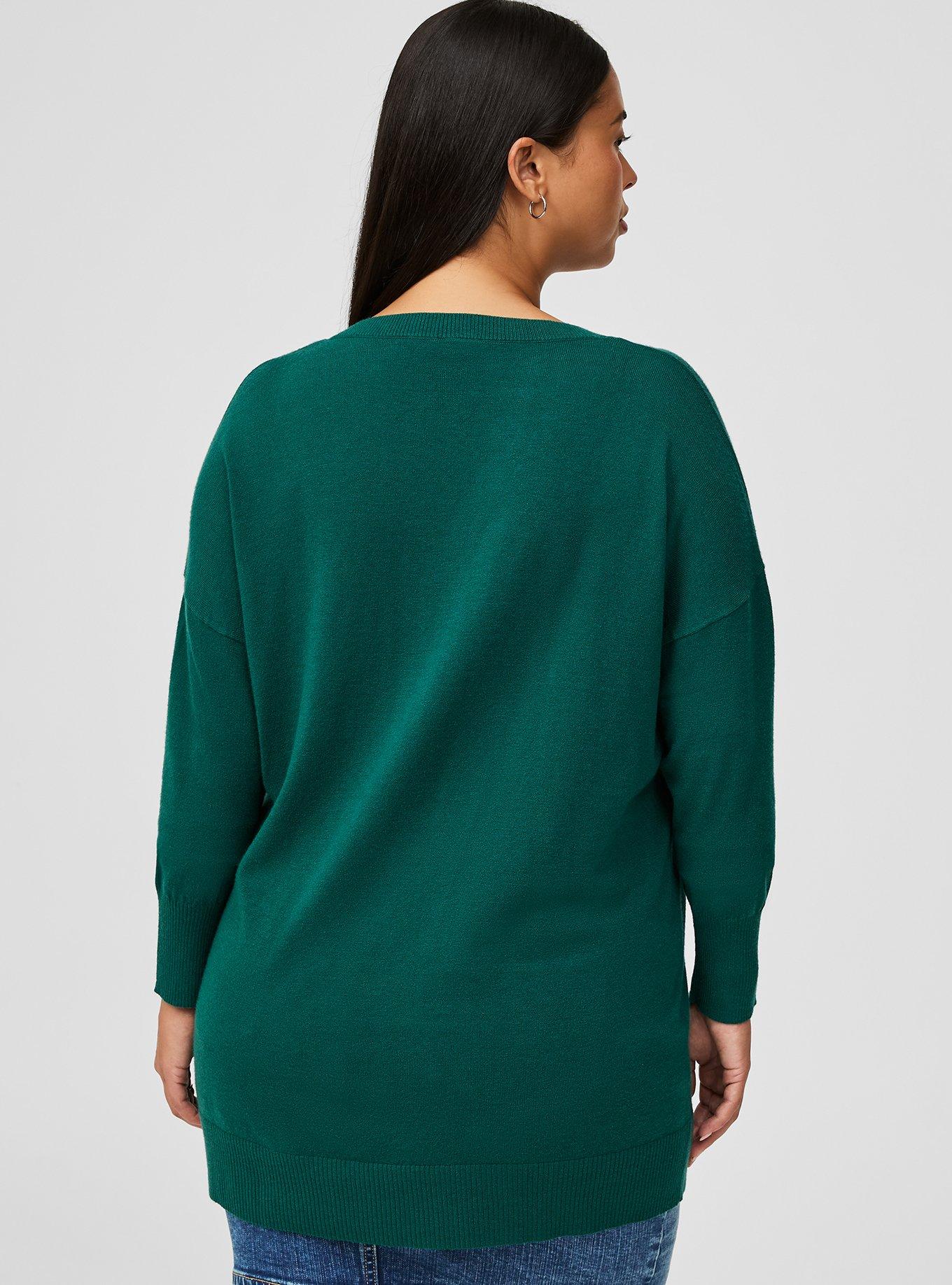 Plus Size - Everyday Soft Pullover Tunic Crew Sweater - Torrid