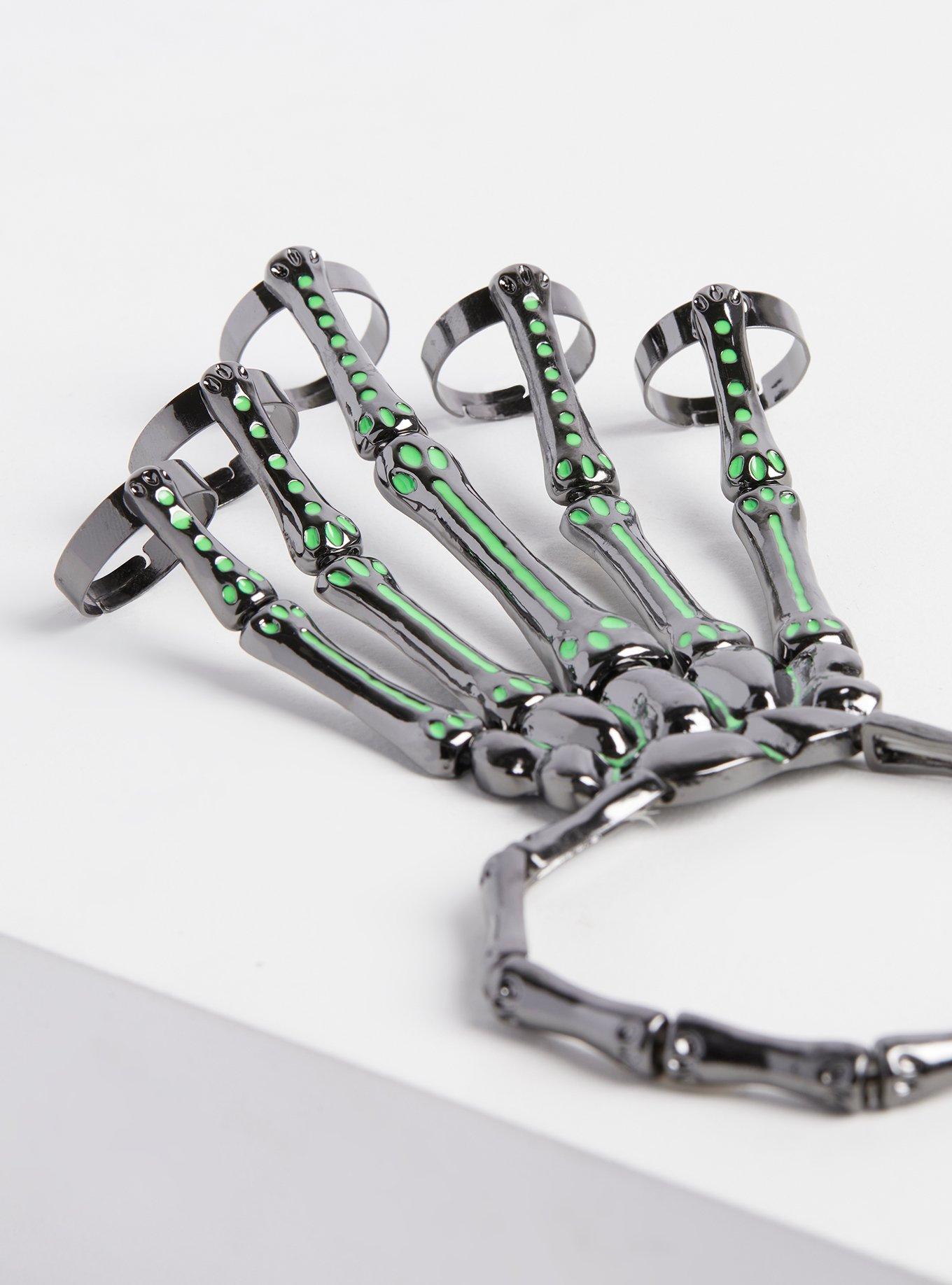 Plus Size - Skeleton Hand Cuff Bracelet - Torrid