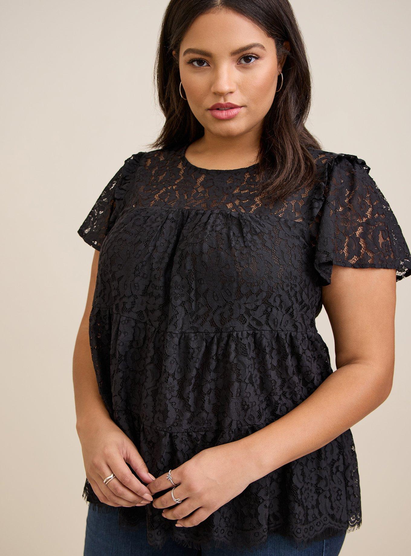 Plus Size - Lace Tiered Top - Torrid