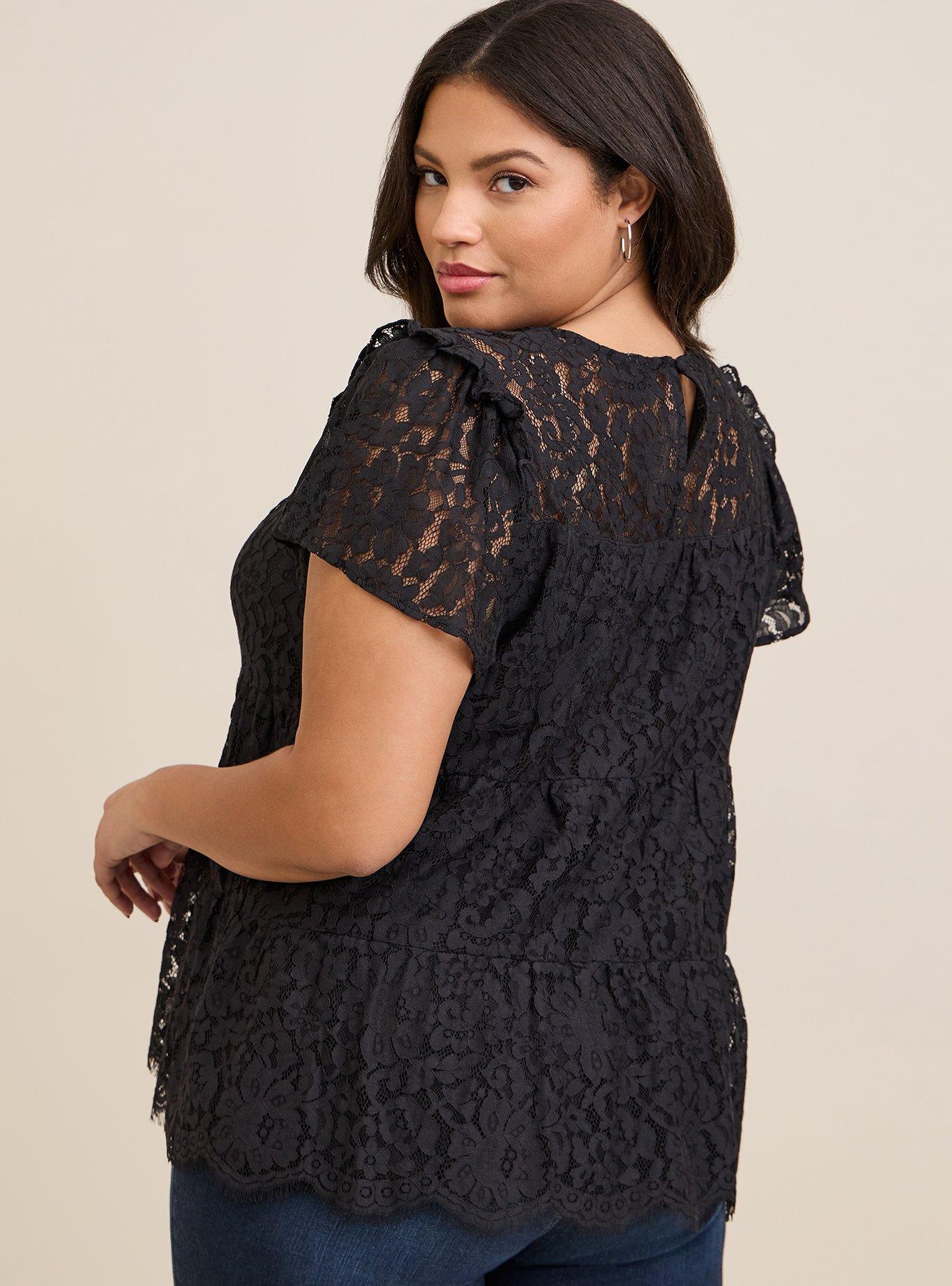 Plus Size - Lace Tiered Top - Torrid
