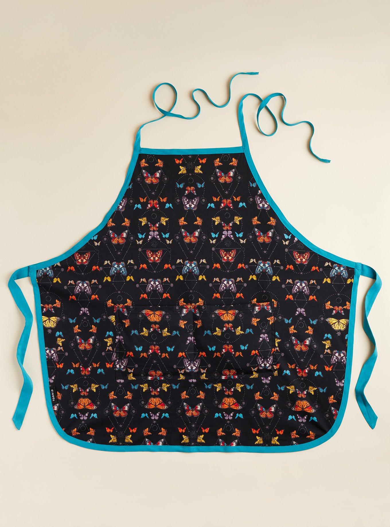 Plus Size - Butterfly Print Apron - Torrid