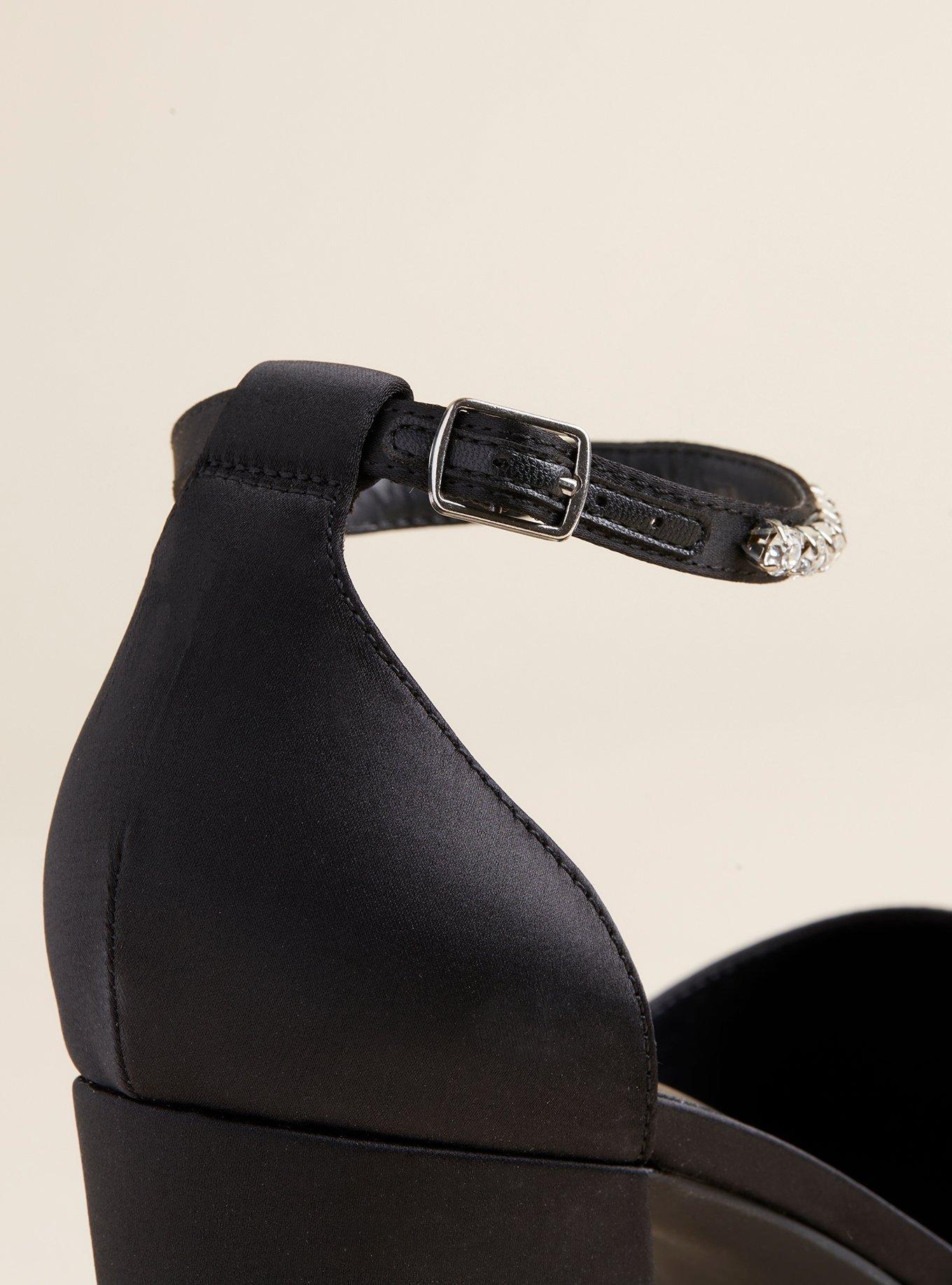 Plus Size - Platform Heel with Rhinestone Detail (WW) - Torrid