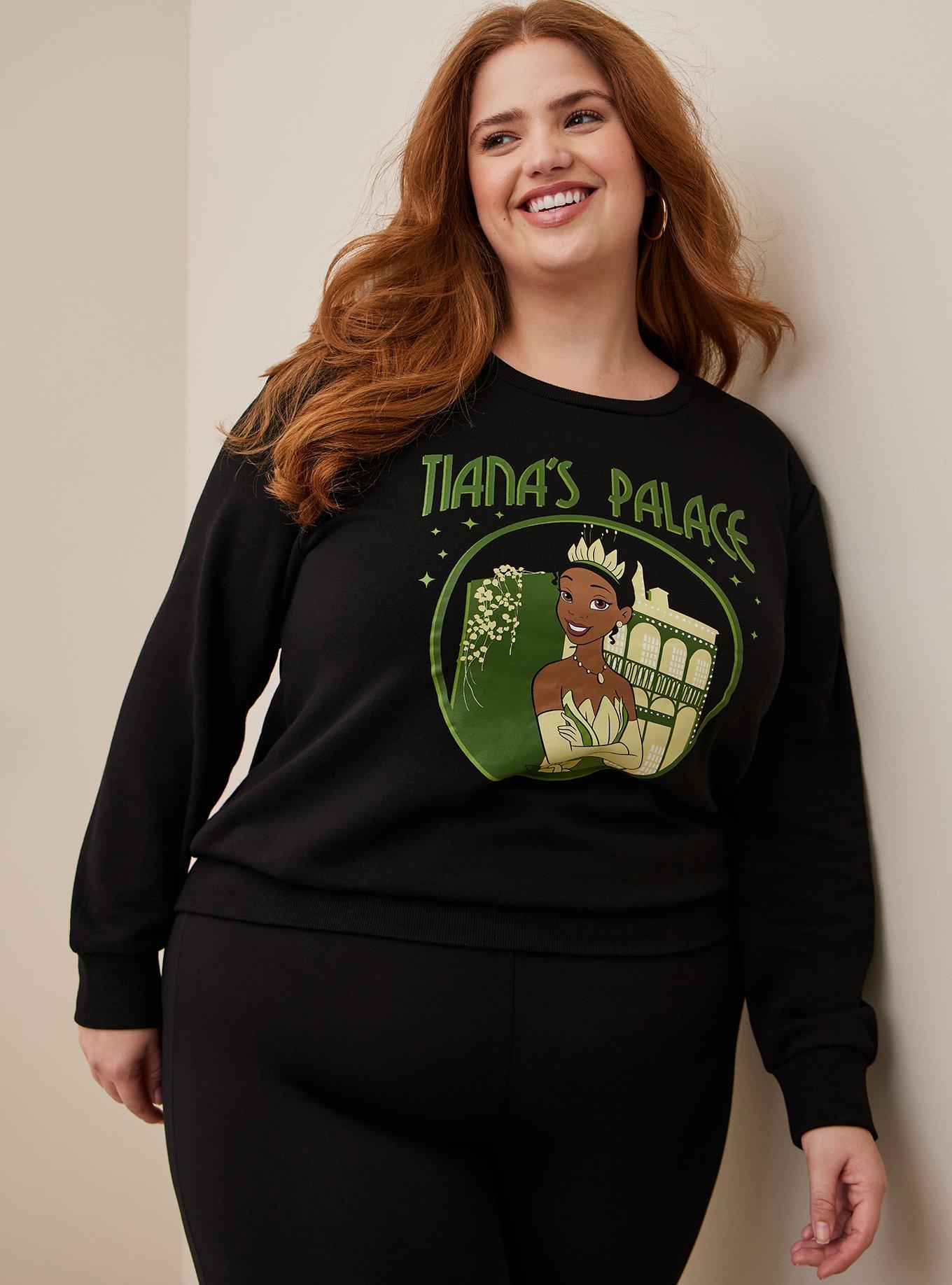 Plus Size - Disney The Princess And The Frog Tiana's Palace Cozy Fleece ...