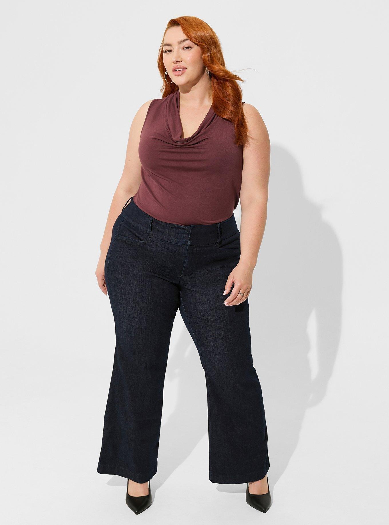 Plus Size - Studio Tissue Jersey Drape Neck Tank - Torrid