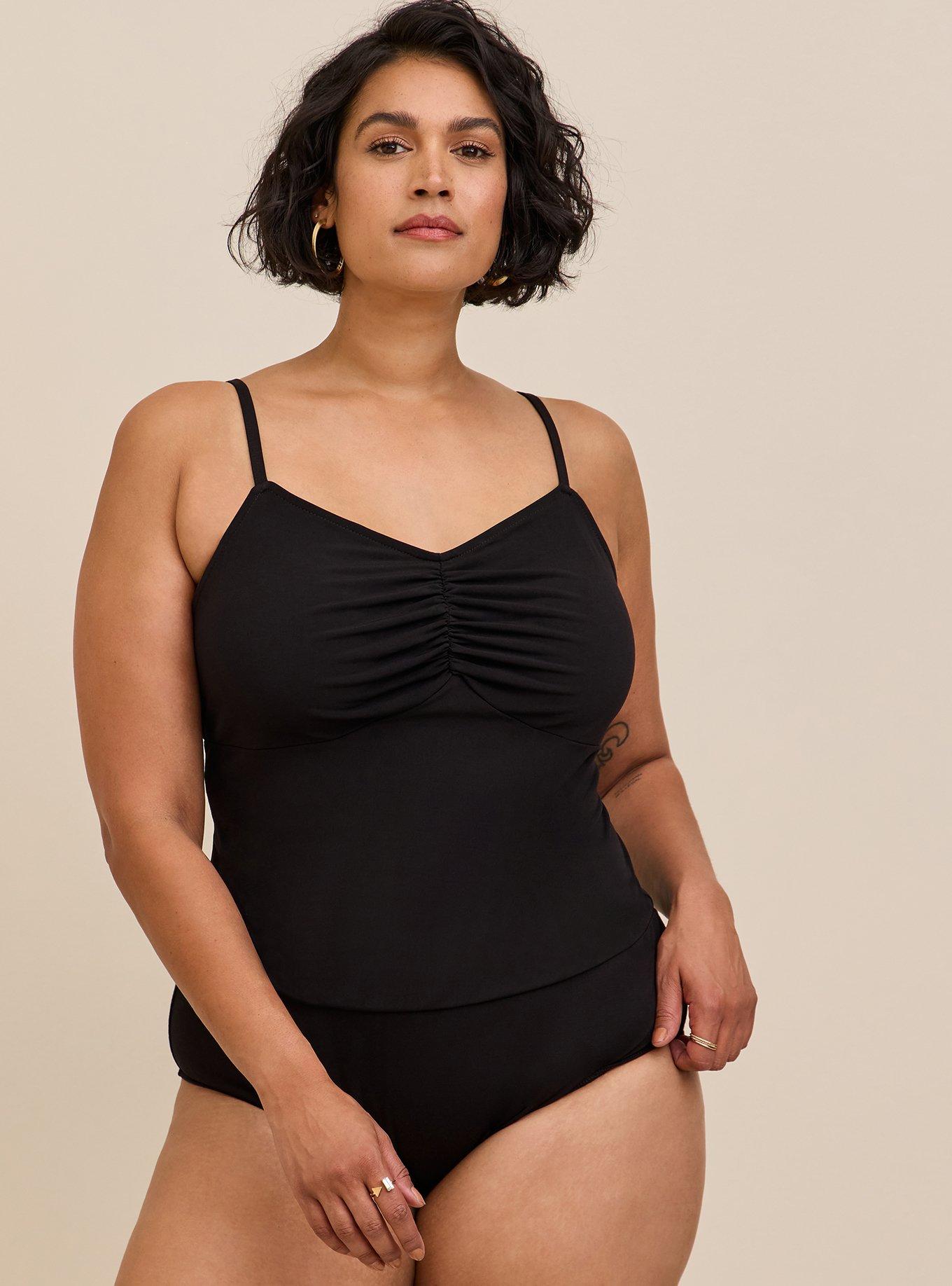 Plus Size - Studio Knit Shirred Cami Bodysuit - Torrid