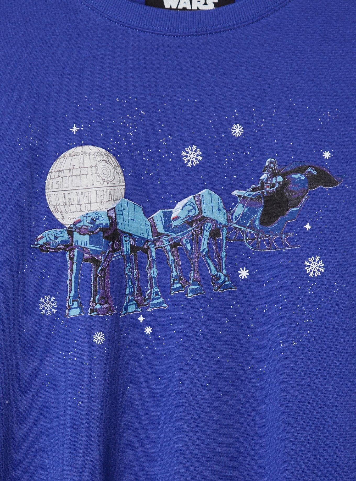 Plus Size - Star Wars Christmas Cozy Fleece Crew Neck Pullover ...