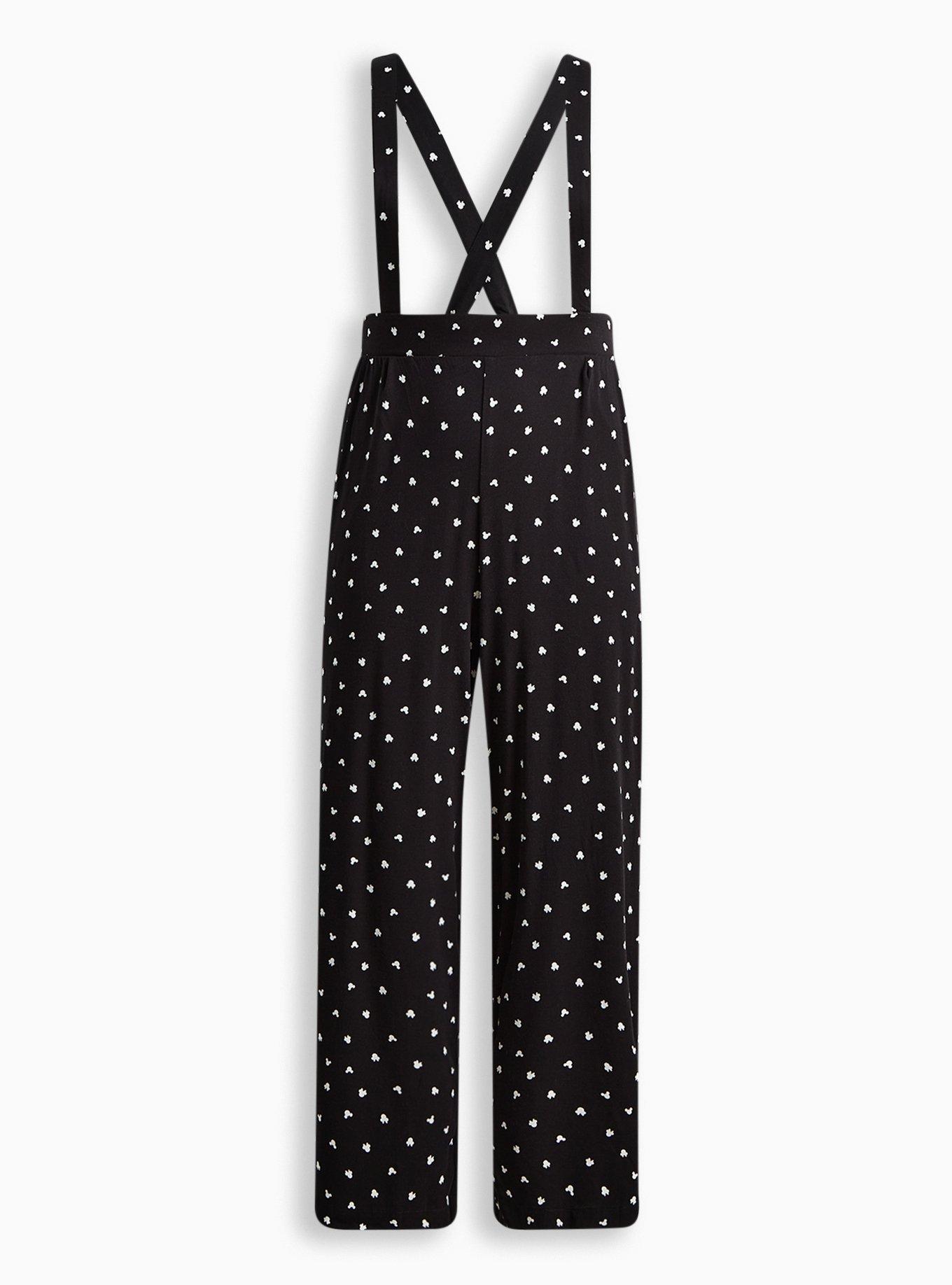 Plus Size - Disney Mickey Polka Dot Stretch Challis Overall - Torrid