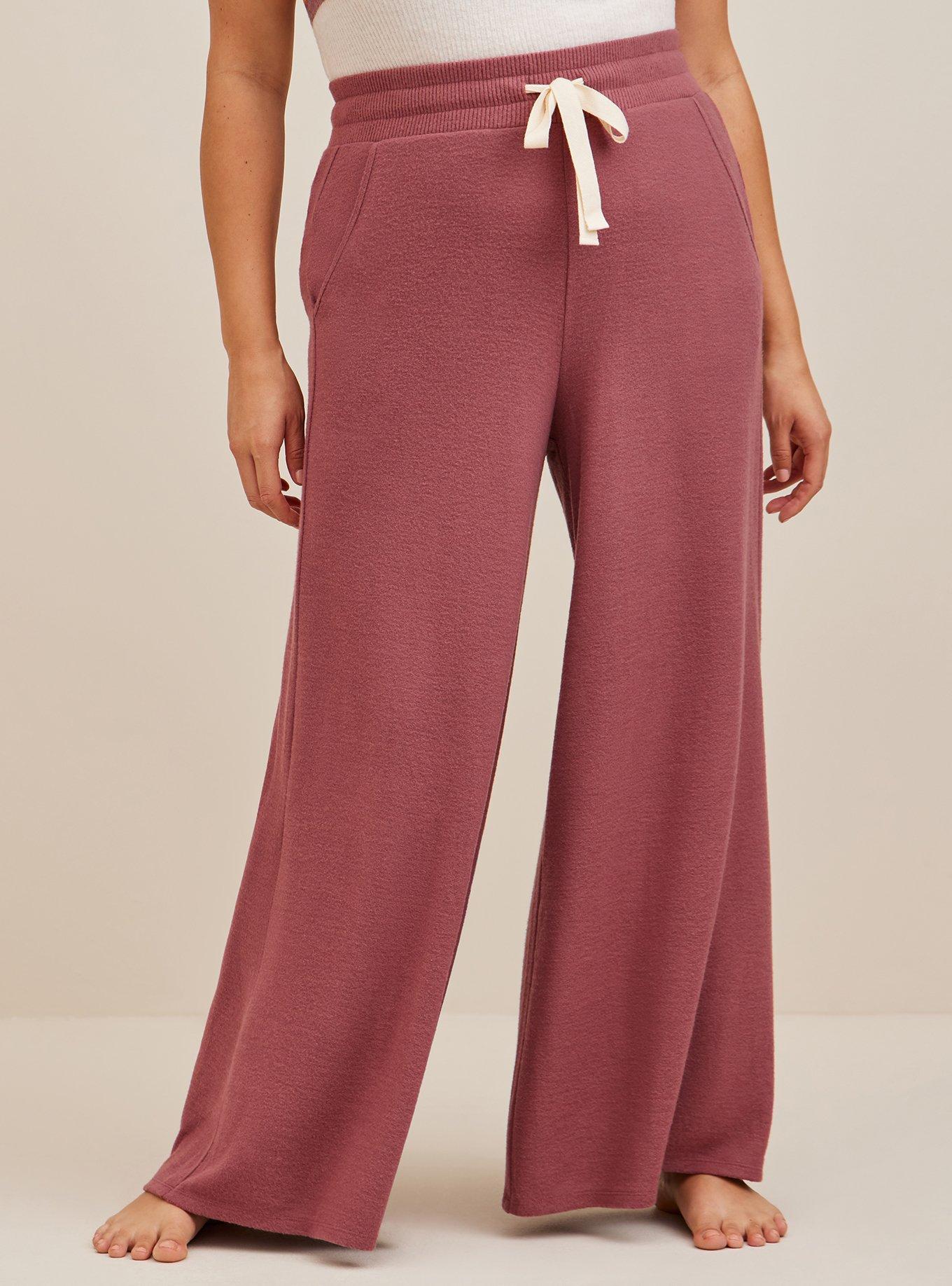 Plus Size - Super Soft Plush Wide Leg Lounge Pant - Torrid