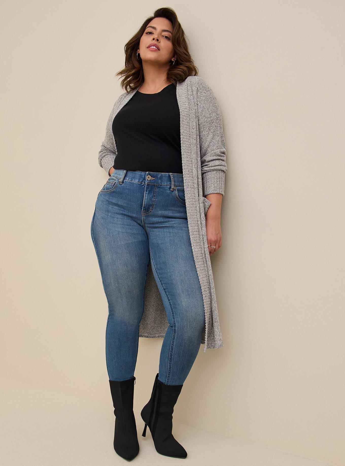 Plus Size - Super Soft Plush Ribbed Duster - Torrid