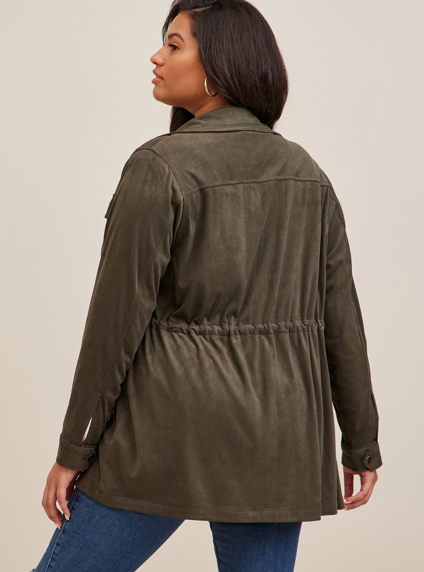 Plus Size - Suede Shacket - Torrid