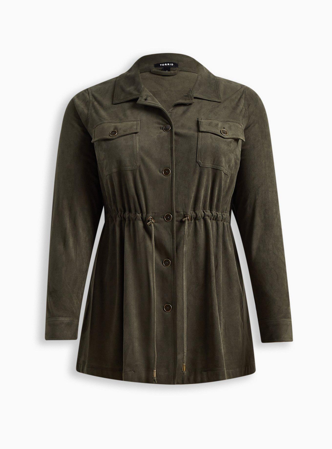 Plus Size - Suede Shacket - Torrid