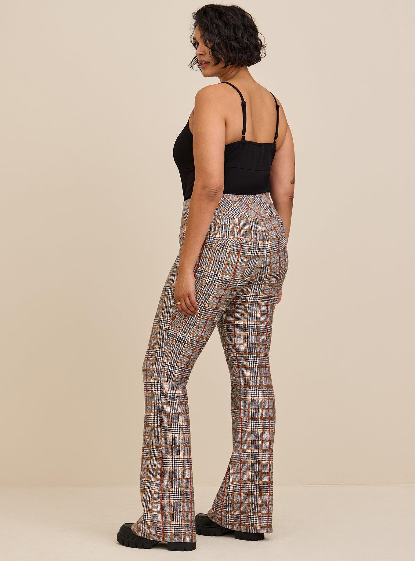 Plus Size - Pocket Pixie Flare Studio Luxe Ponte High-Rise Pant - Torrid