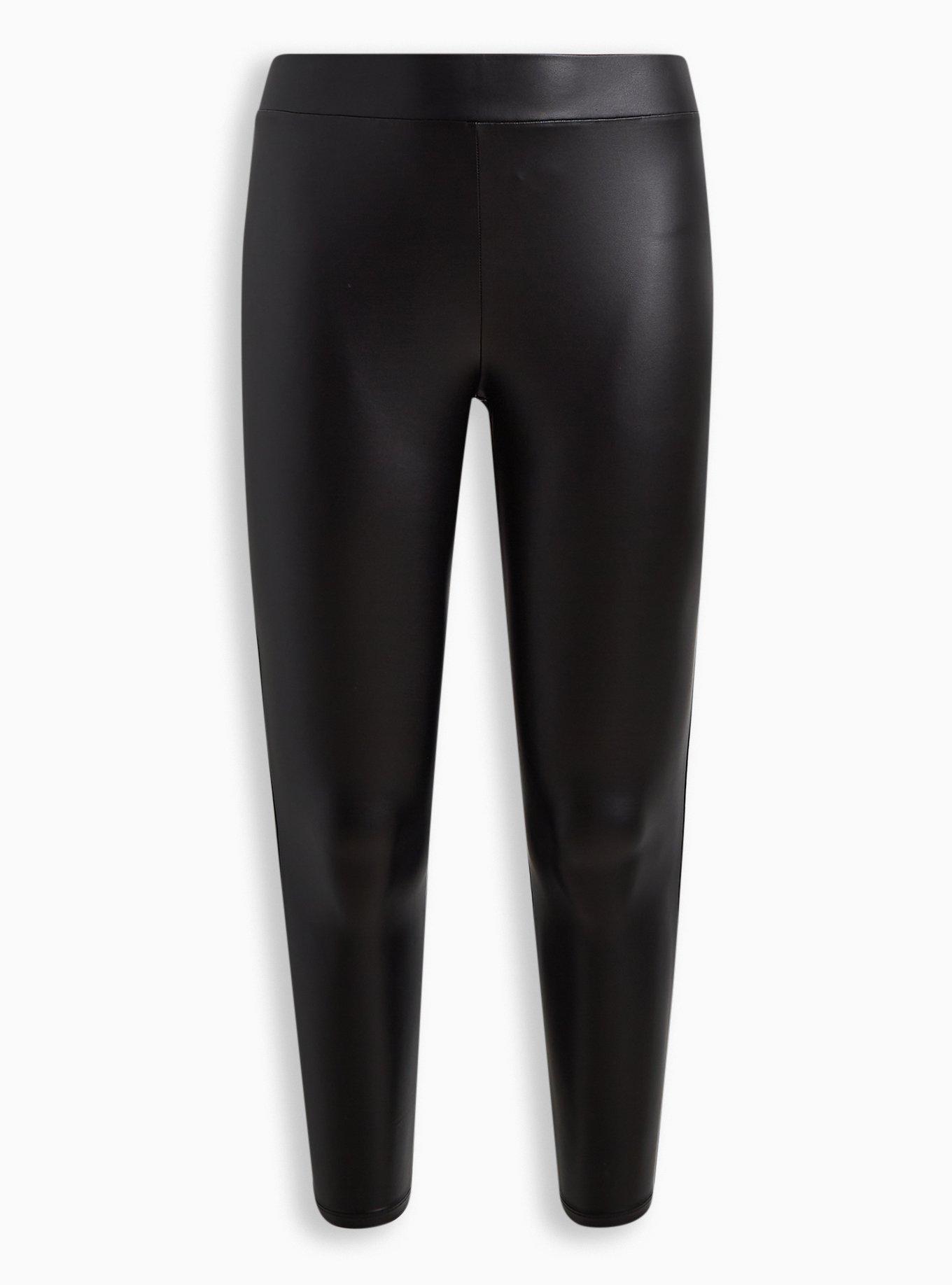 Plus Size - Full Length Comfort Waist PU Legging - Torrid