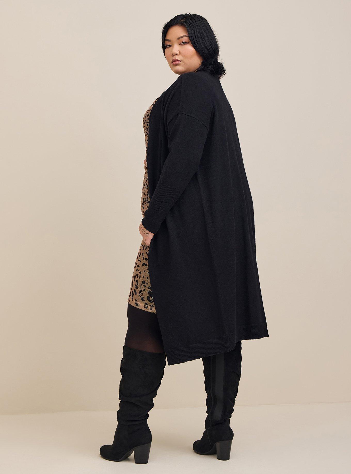 Plus Size - Longline Cardigan Button-Front Sweater - Torrid