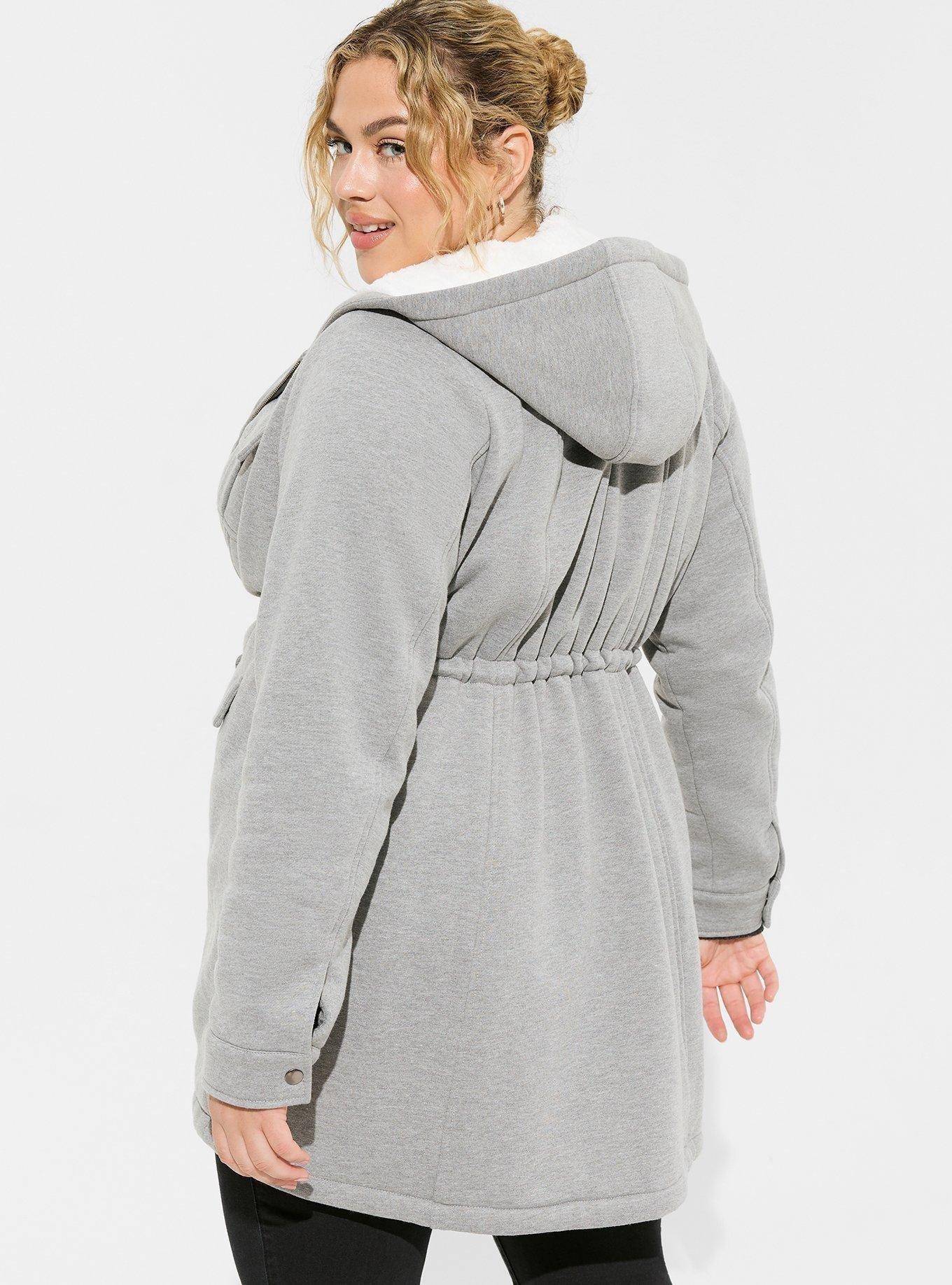 Plus Size - Fleece Sherpa Lined Anorak - Torrid