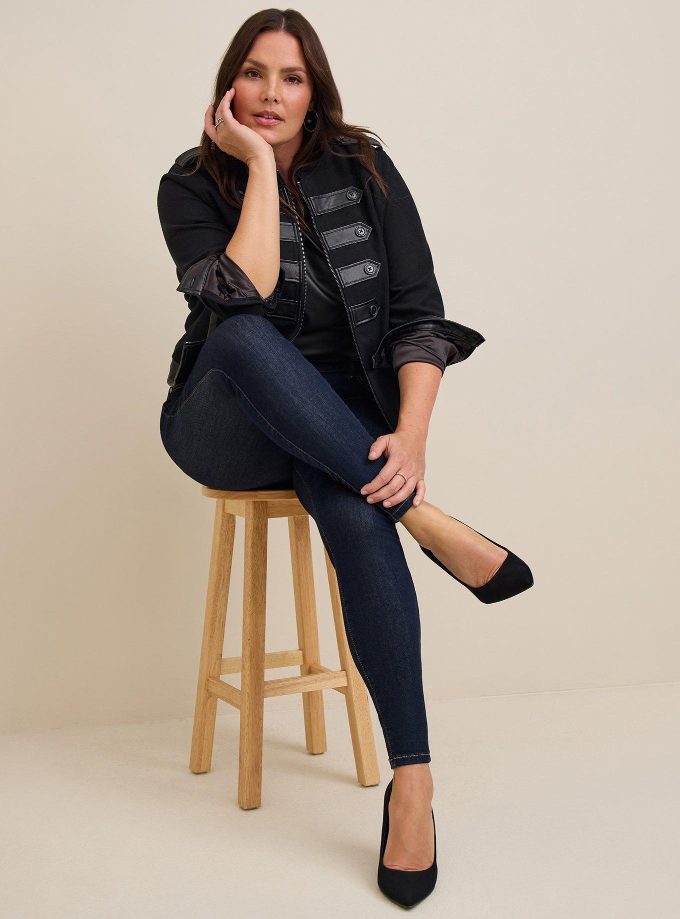 Plus Size - Wool Band Jacket - Torrid