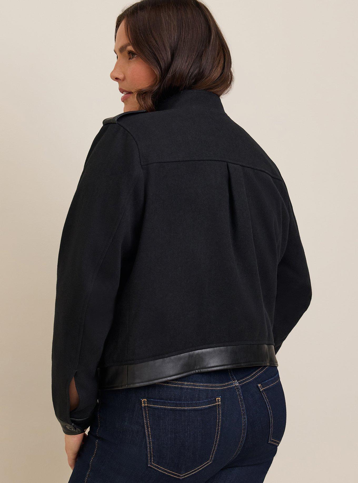 Plus Size - Wool Band Jacket - Torrid
