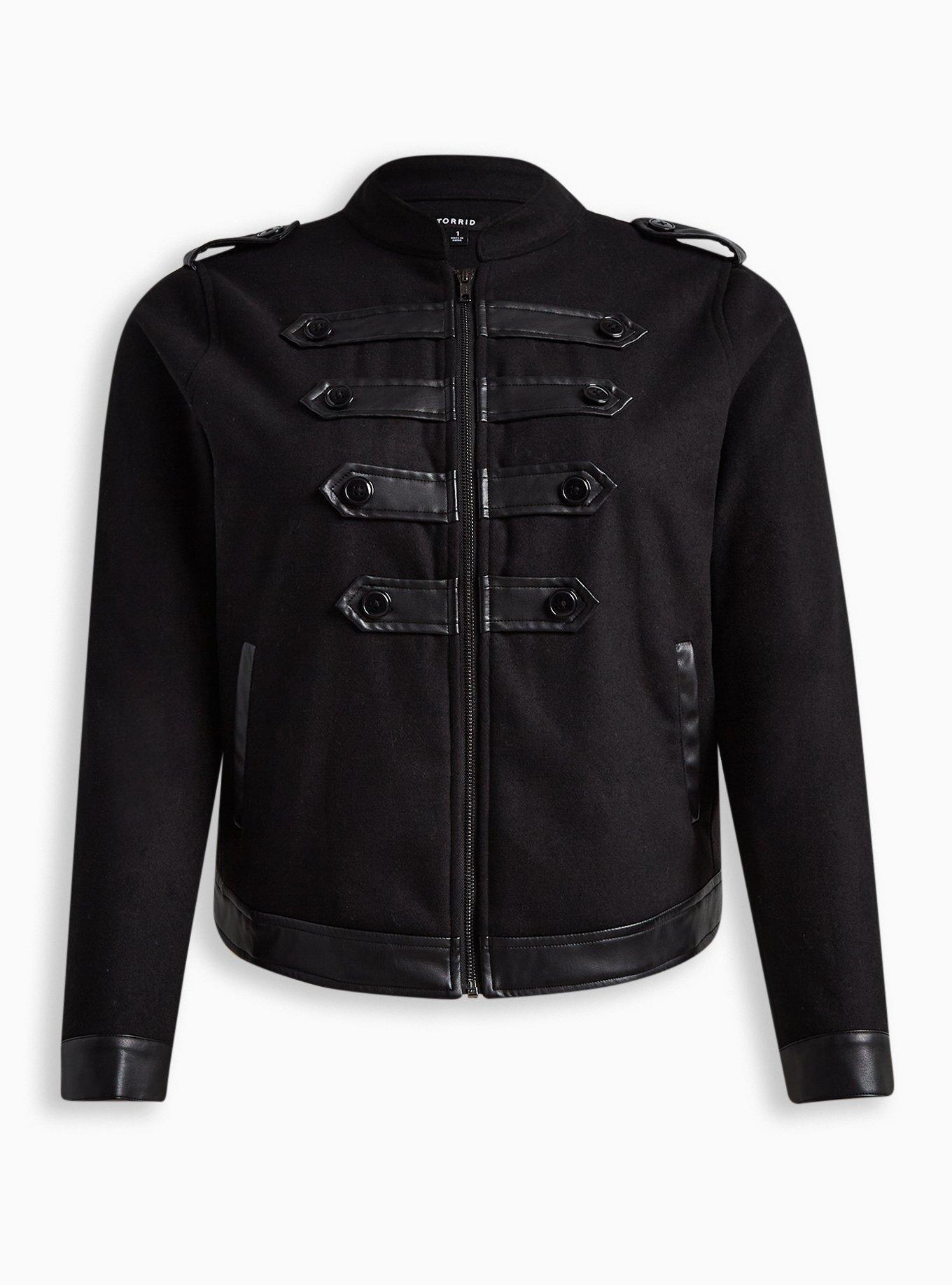 Plus Size - Wool Band Jacket - Torrid