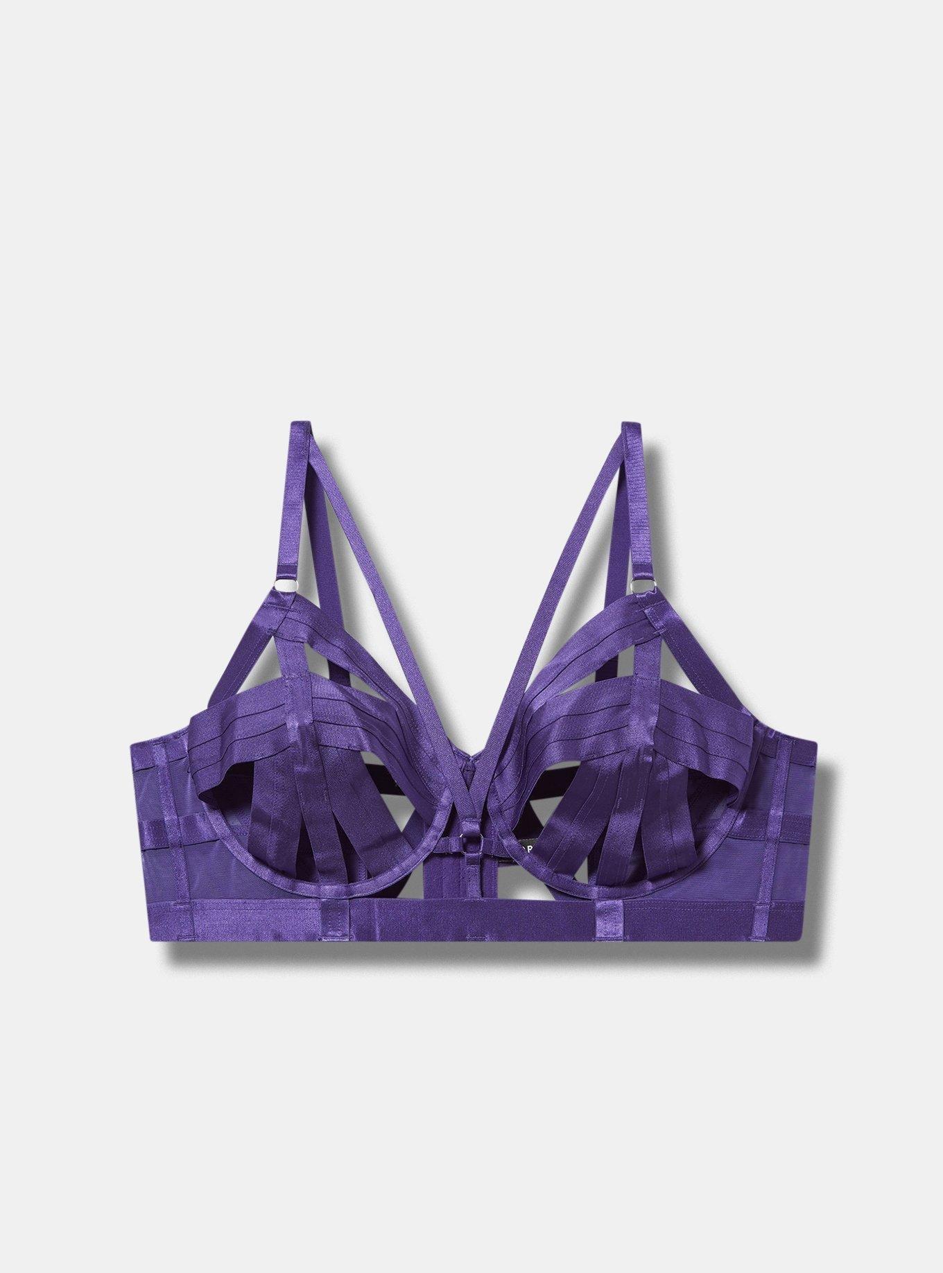 Plus Size - Cut Out Strappy Longline Bra - Torrid