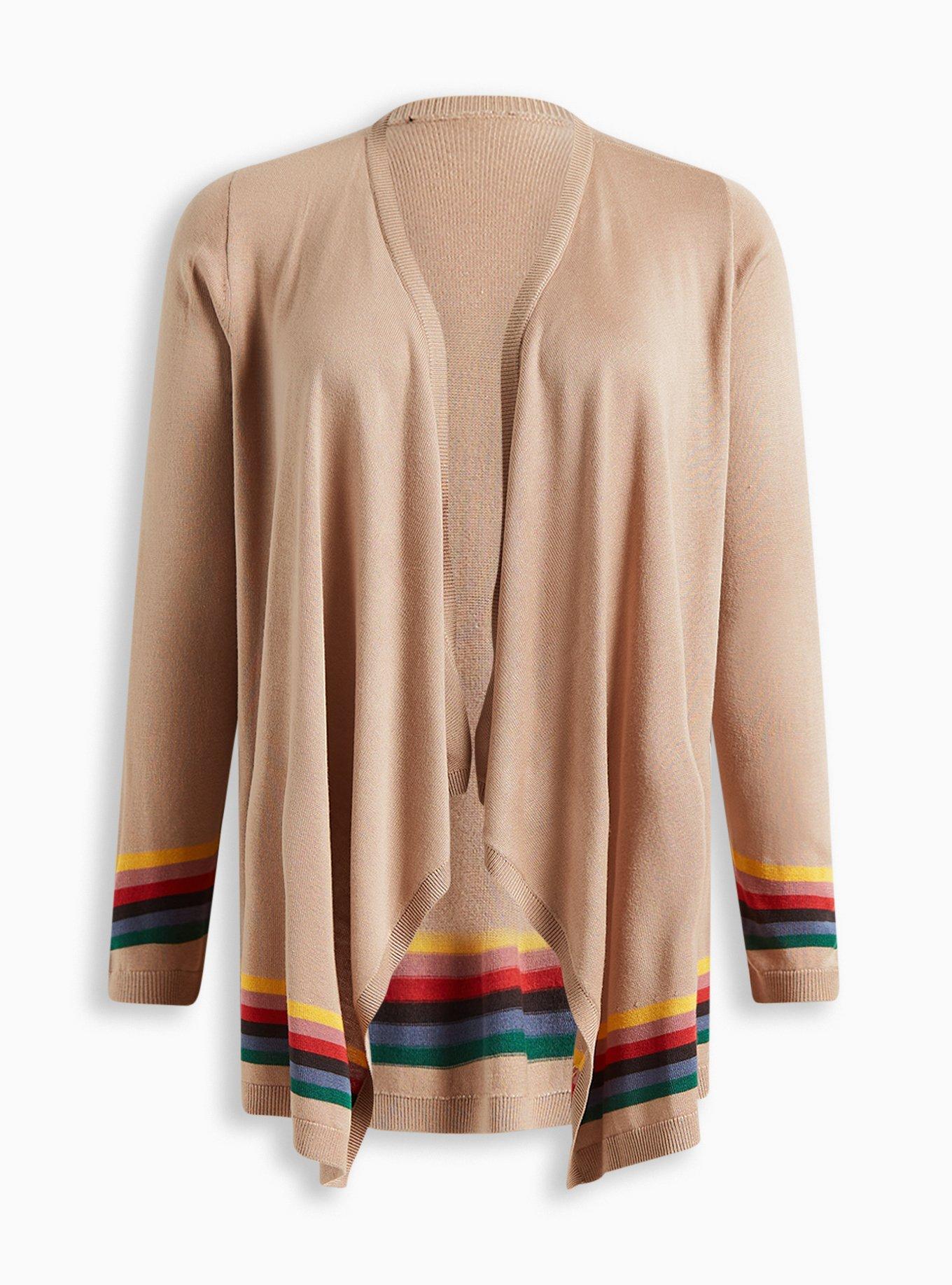 Plus Size - Doctor Who Cardigan Drape Front Sweater - Torrid