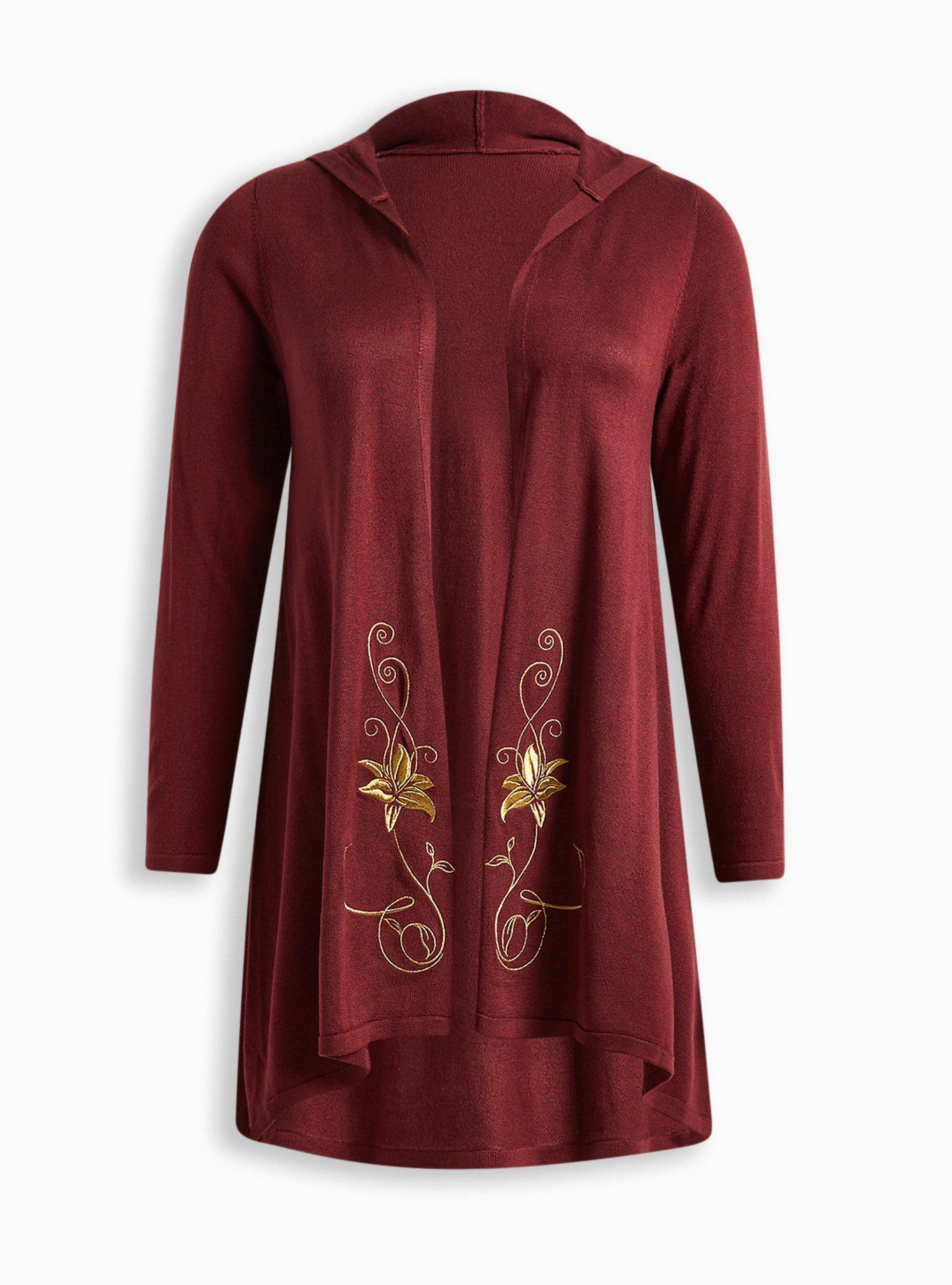 Plus Size - Disney Rapunzel Mother Gothel Hooded Cardigan With ...