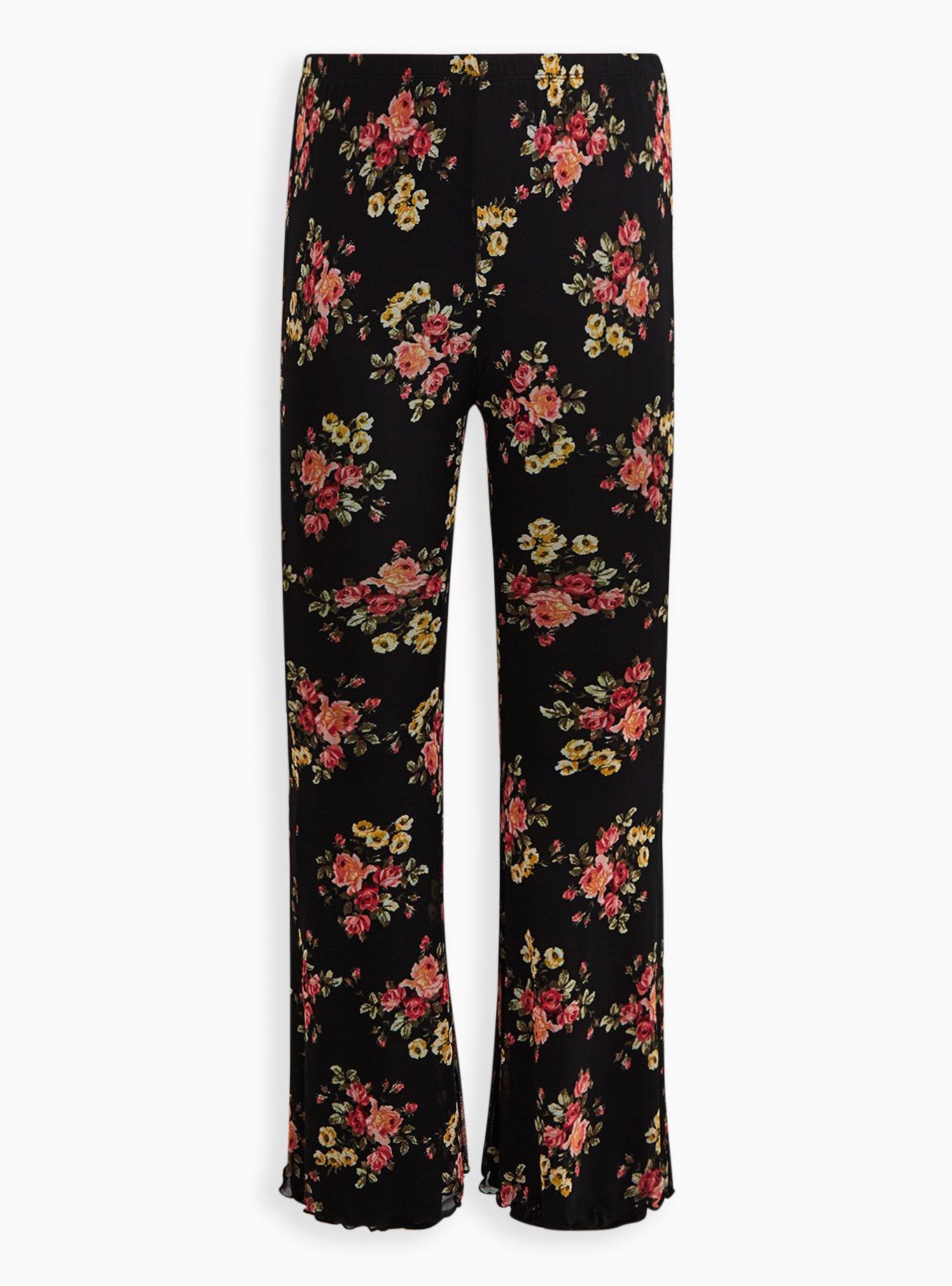 Plus Size - Festi Flare Stretch Mesh High-Rise Pant - Torrid