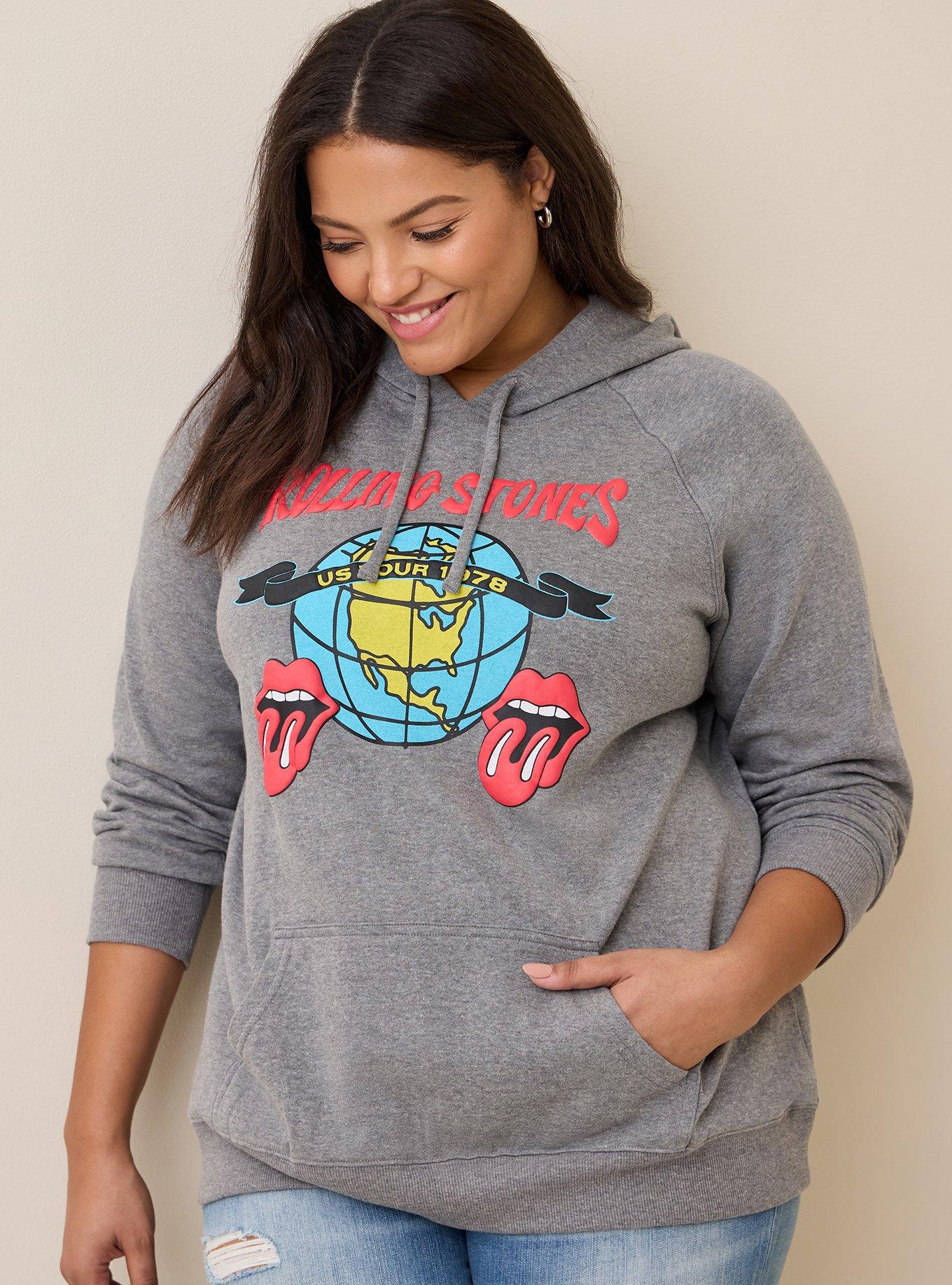 Plus Size - Rolling Stones Puff Hoodie - Torrid