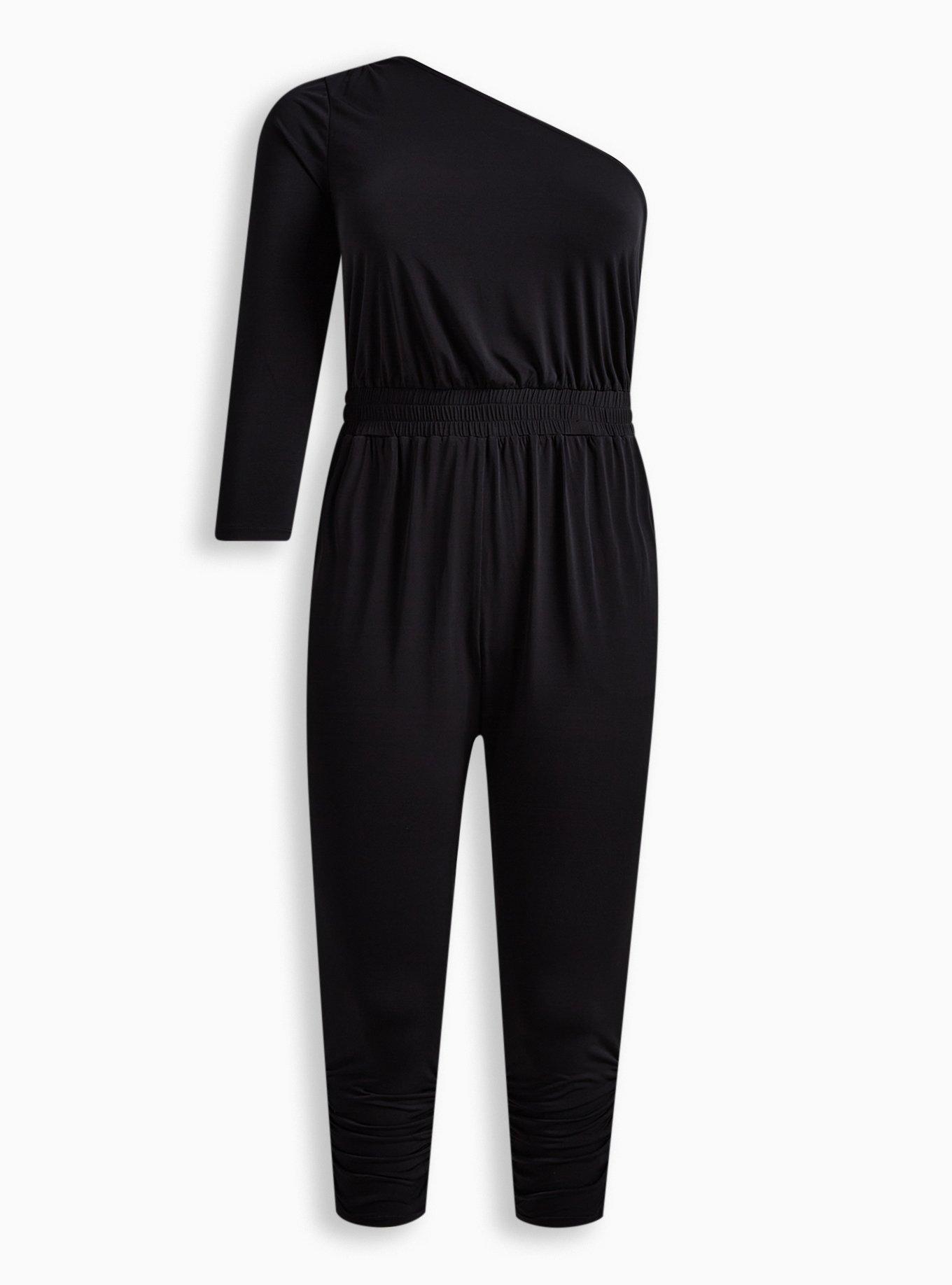 Plus Size - Studio Knit One Shoulder Jumpsuit - Torrid