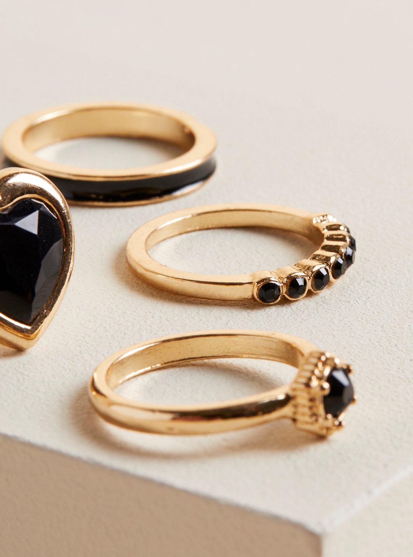 Plus Size - Heart Cocktail Ring Set - Torrid