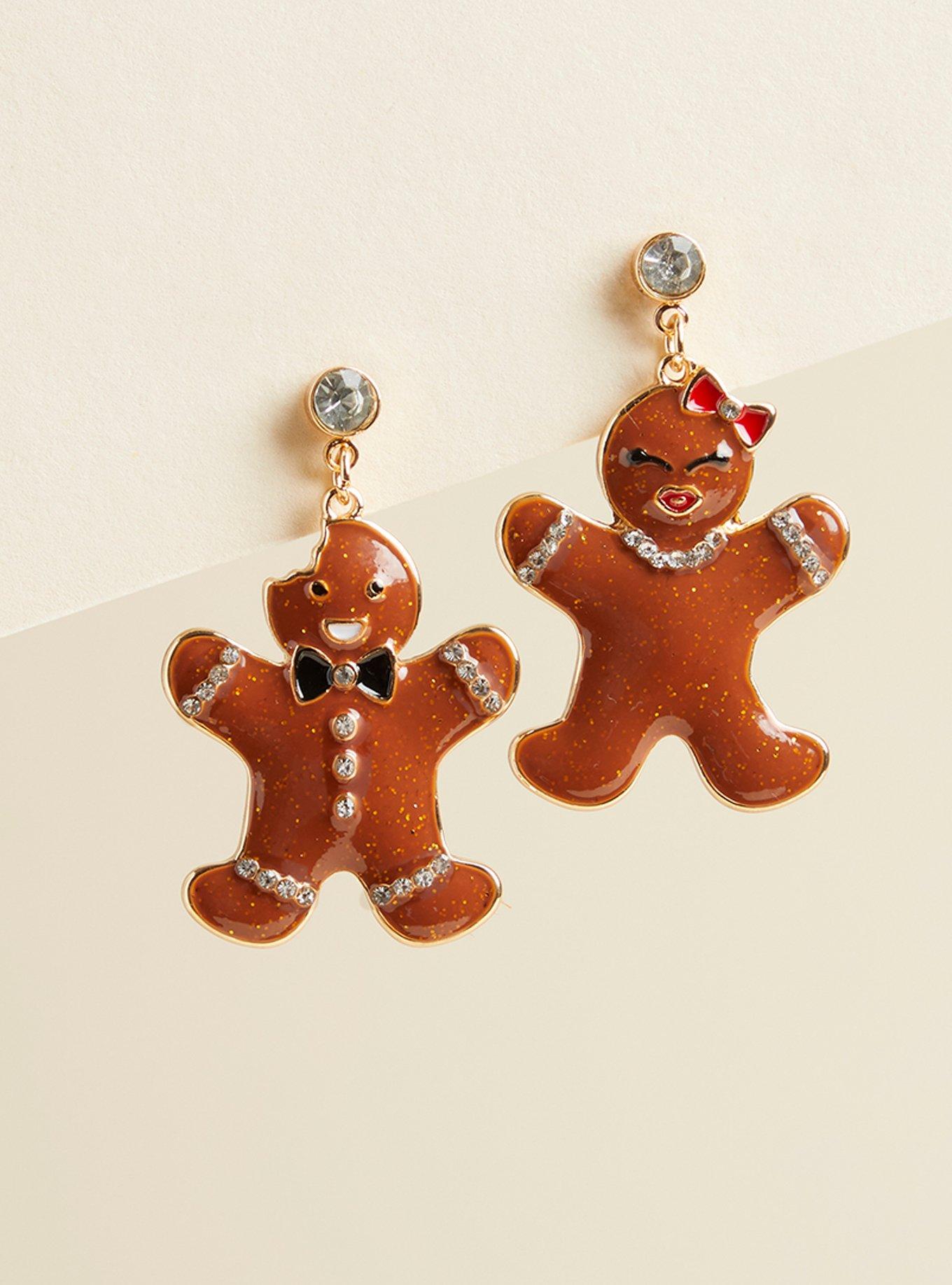 Plus Size - Mr & Mrs Gingerbread Earrings - Torrid