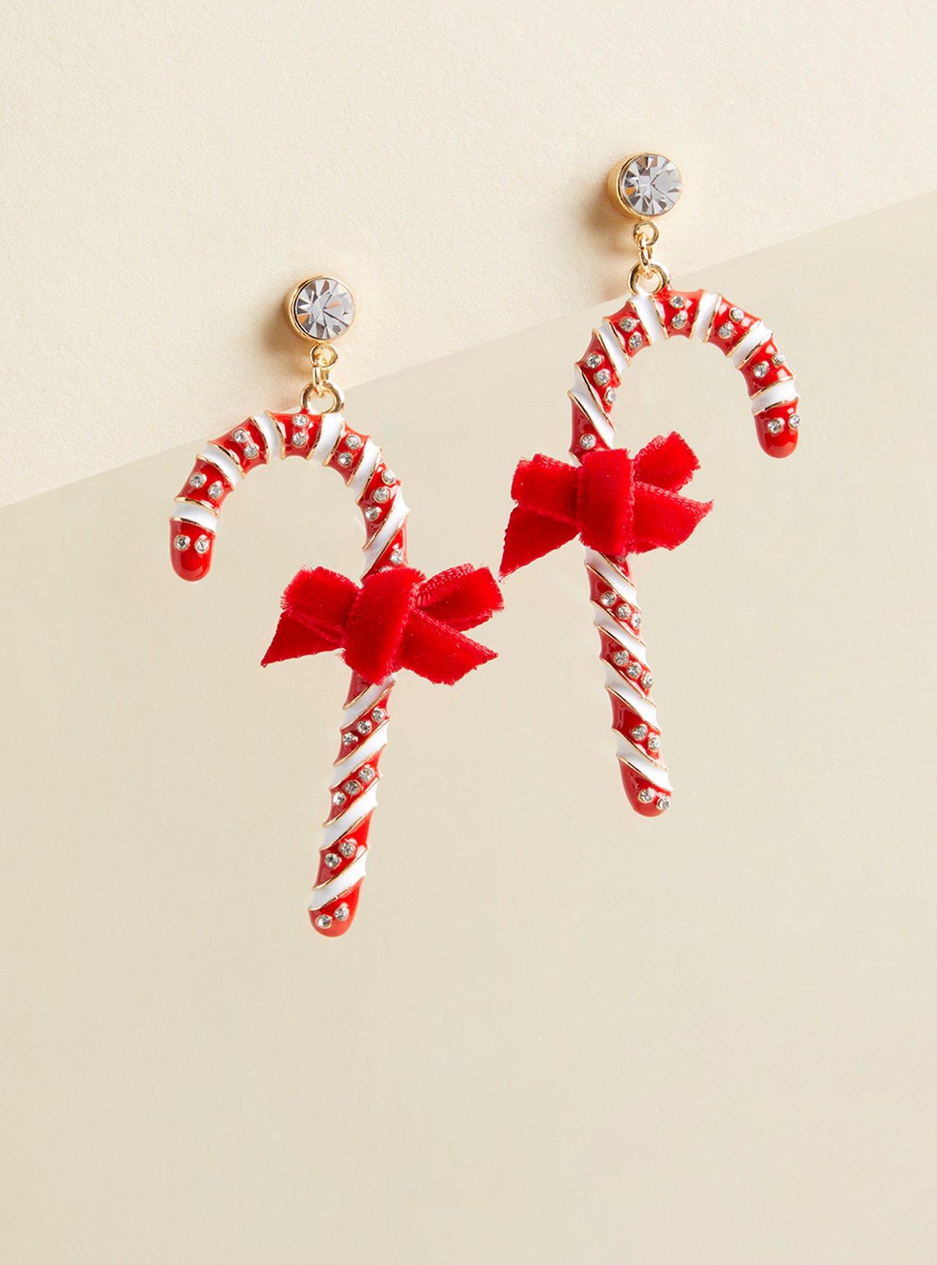 Plus Size - Candy Cane Earrings - Torrid