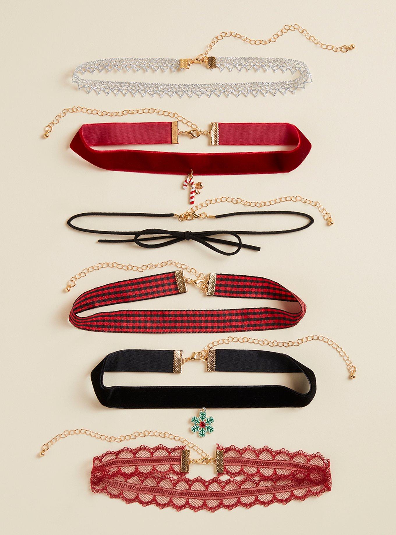 Plus Size - Velvet Choker Set - Torrid