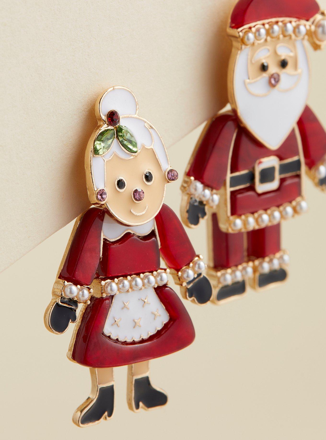 Plus Size - Mrs & Mr Claus Earring - Torrid