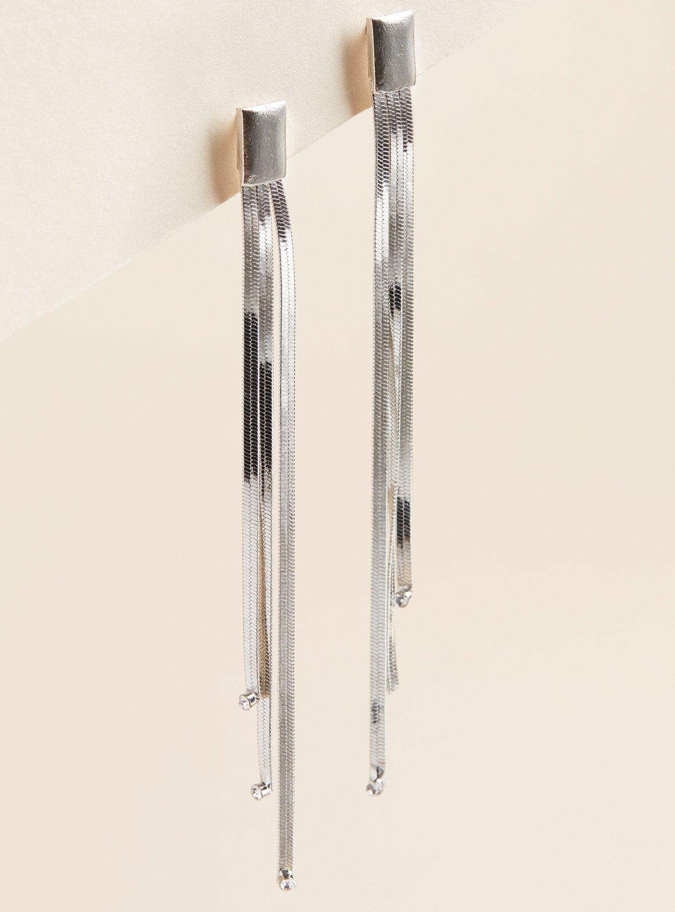 Plus Size - Snake Drop Earring - Torrid