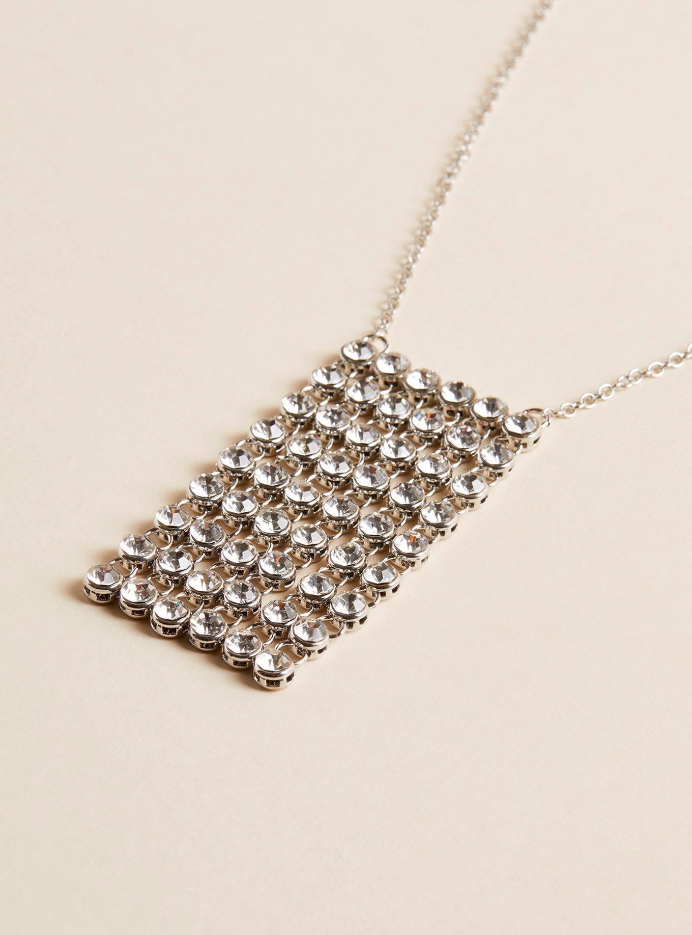 Plus Size - Rhinestone Shaky Pendant - Torrid