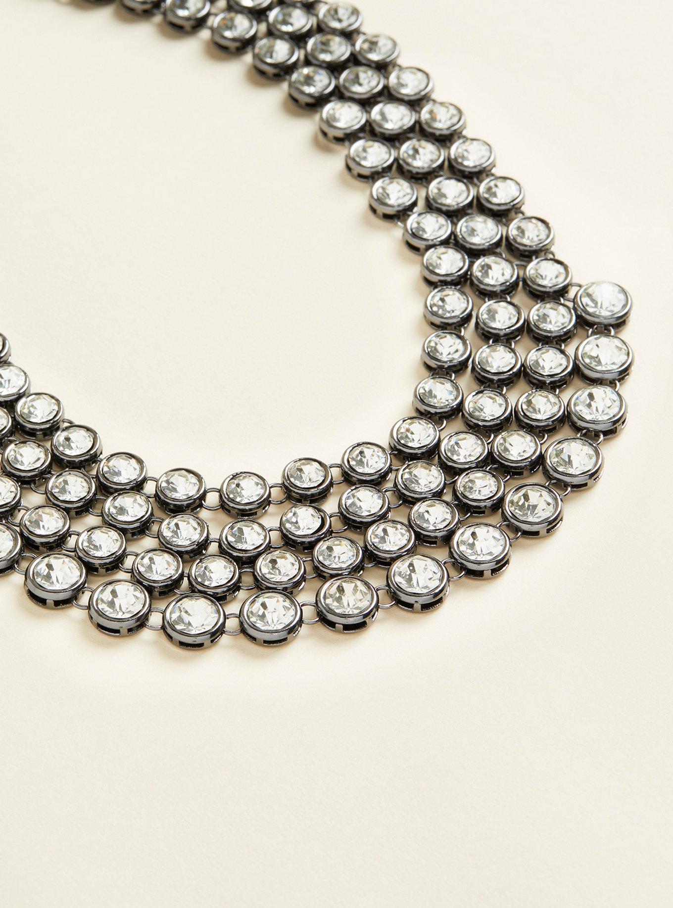 Plus Size - Rhinestone Statement Collar - Torrid