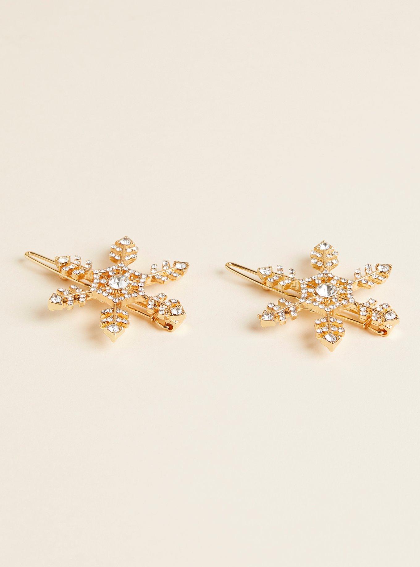 Plus Size - Snowflake Hair Clips - Torrid