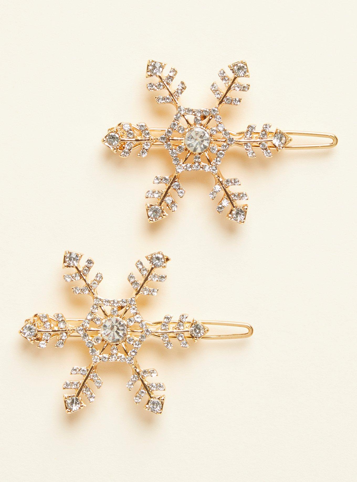 Plus Size - Snowflake Hair Clips - Torrid