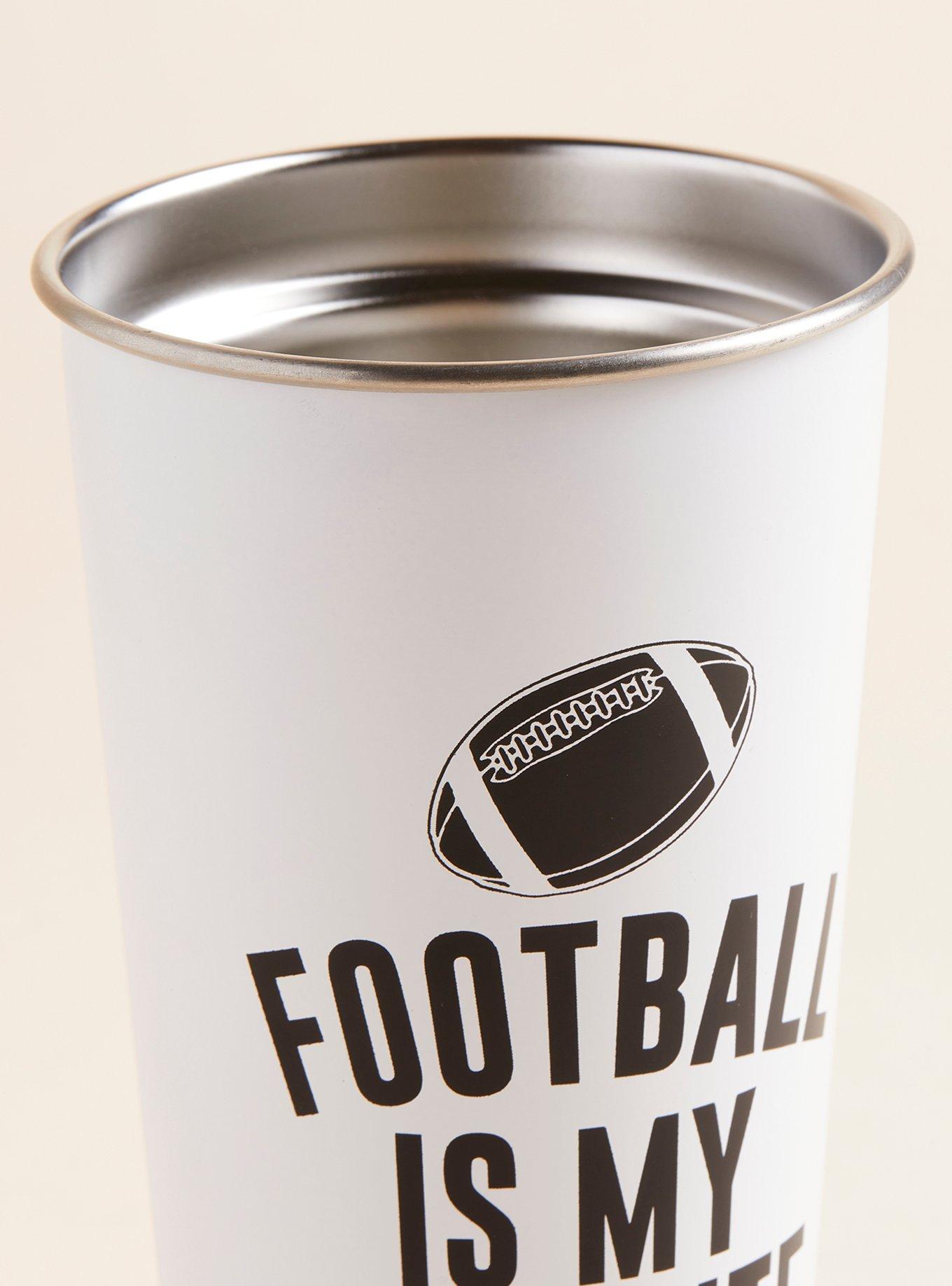 Plus Size - Football 17 Oz Insulated Mug - Torrid