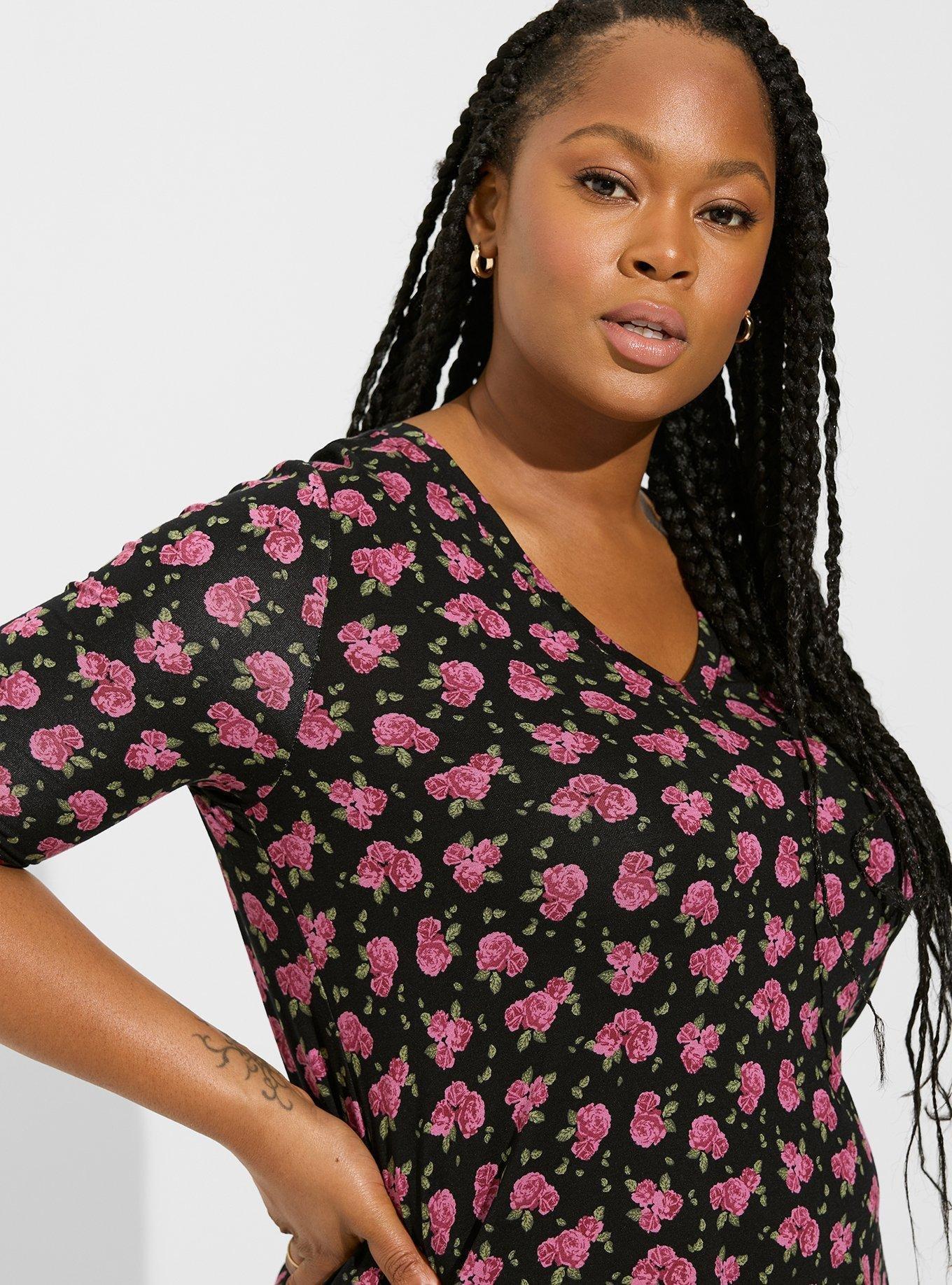 Plus Size - Favorite Tunic Super Soft V-Neck Side Slit Tee - Torrid