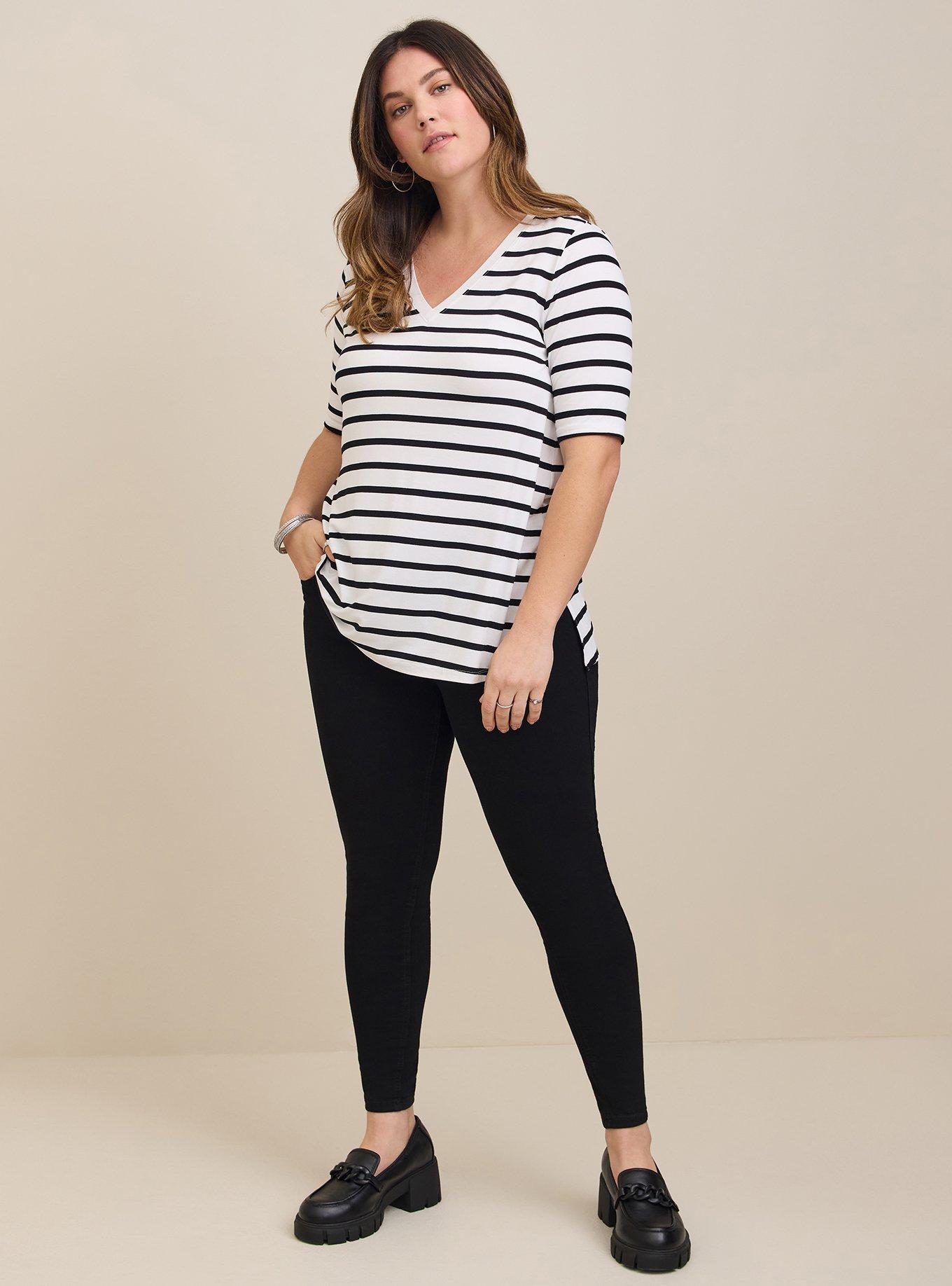 Plus Size - Favorite Tunic Super Soft V-Neck Side Slit Tee - Torrid