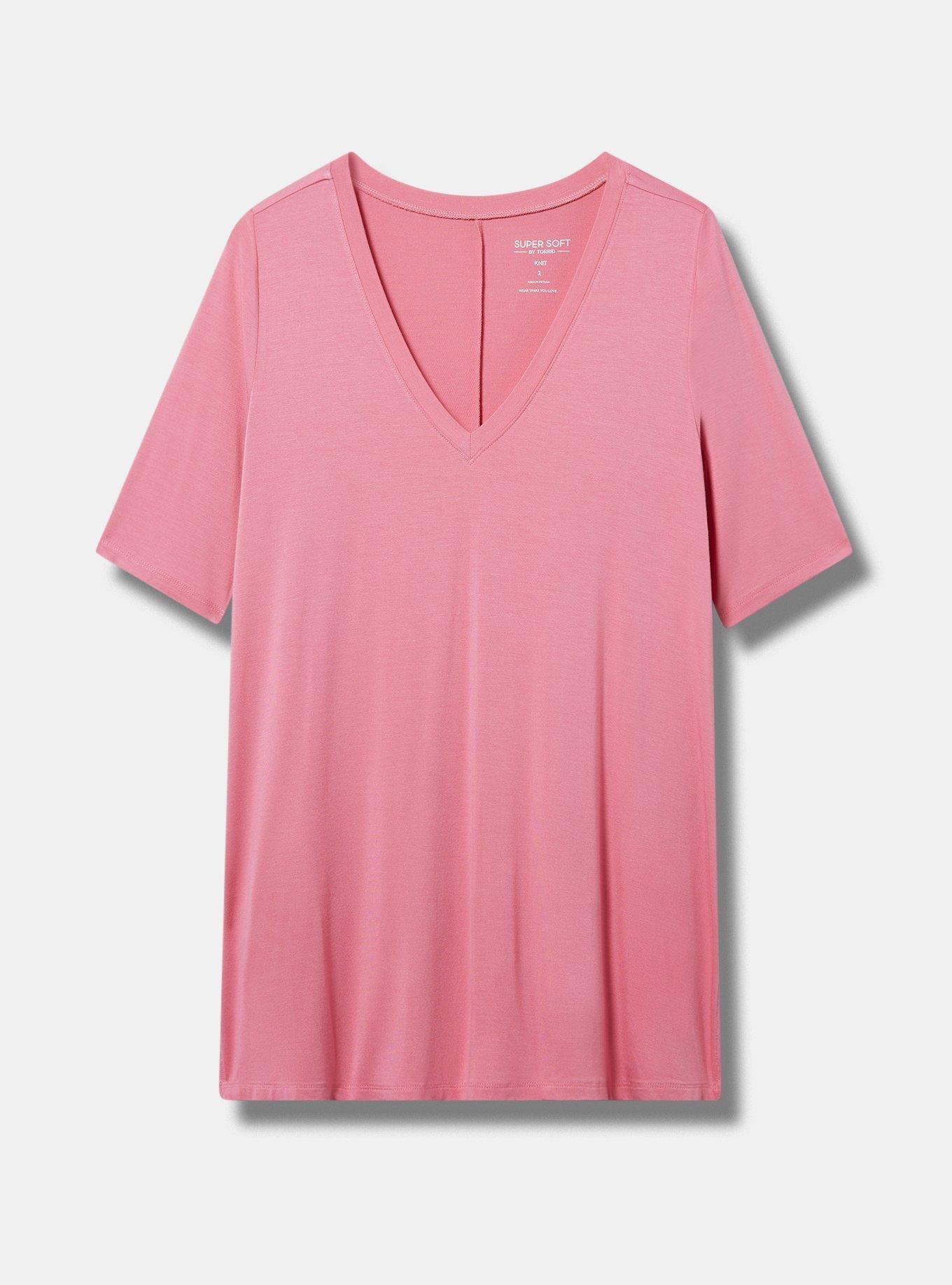 Plus Size - Favorite Tunic Super Soft V-Neck Side Slit Tee - Torrid