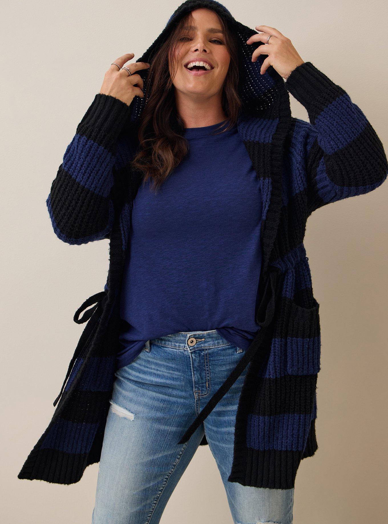 Plus Size - Chunky Anorak Hooded Sweater - Torrid