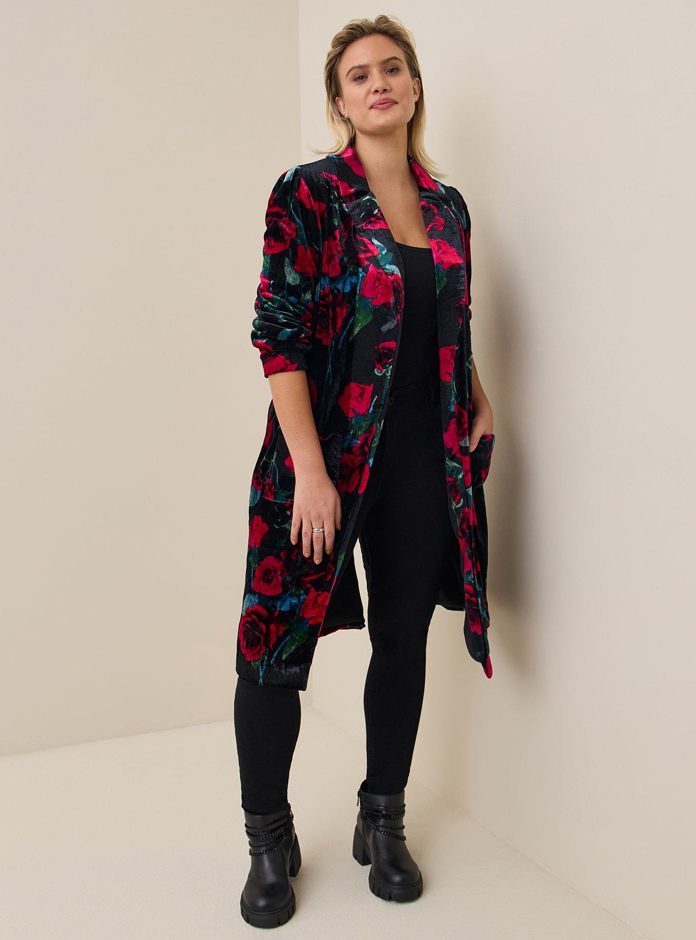 Plus Size - Velvet Duster Kimono - Torrid