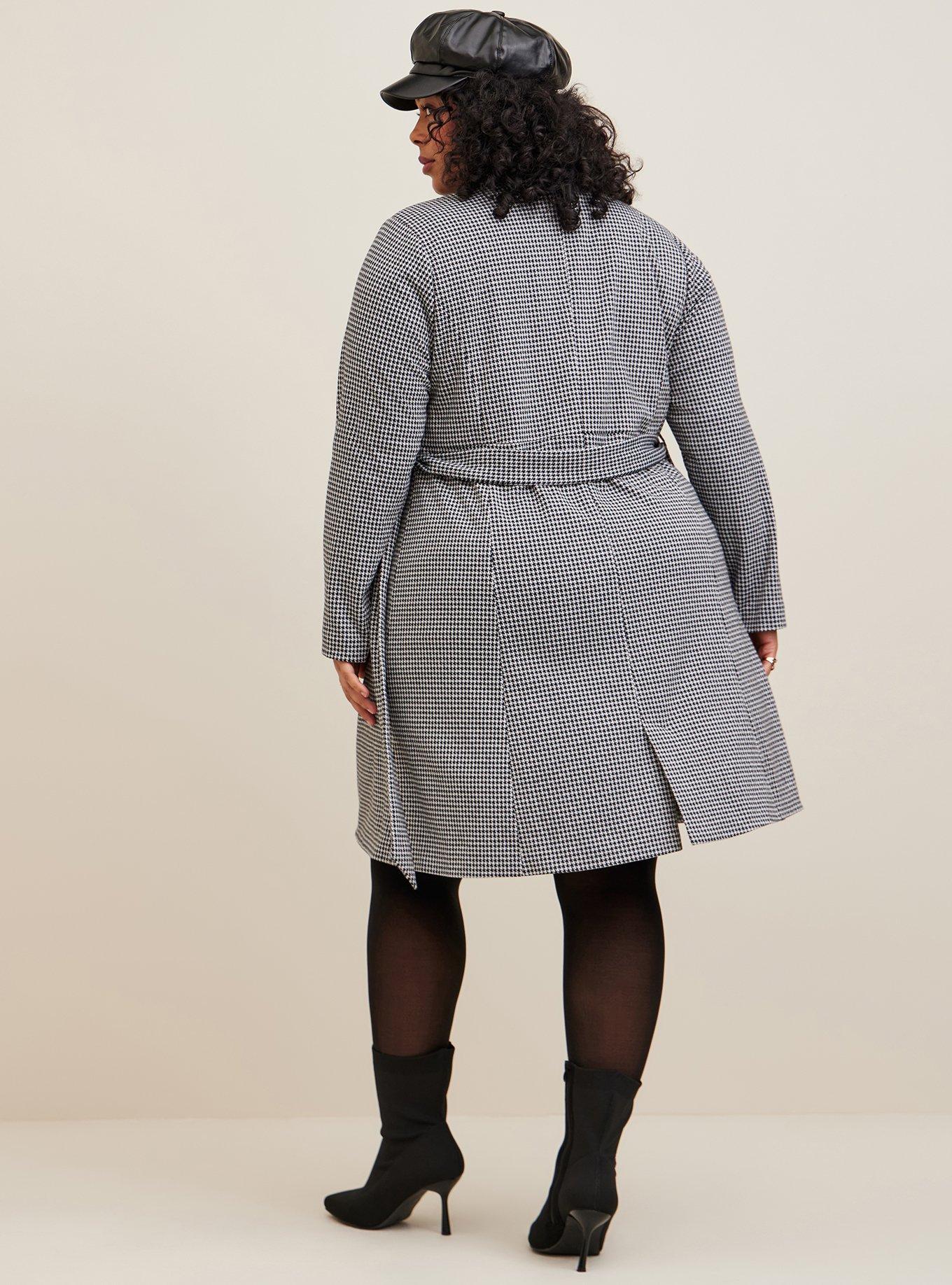 Plus Size - Studio Double Knit Trench Coat - Torrid